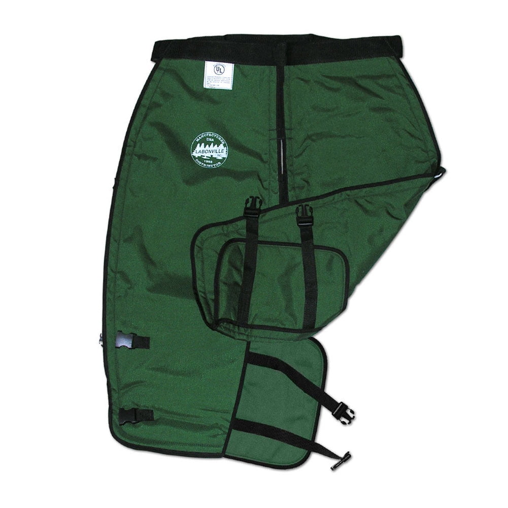 Labonville Chainsaw Safety Chaps, Full-Wrap, Forest Green, X-Long Size ...
