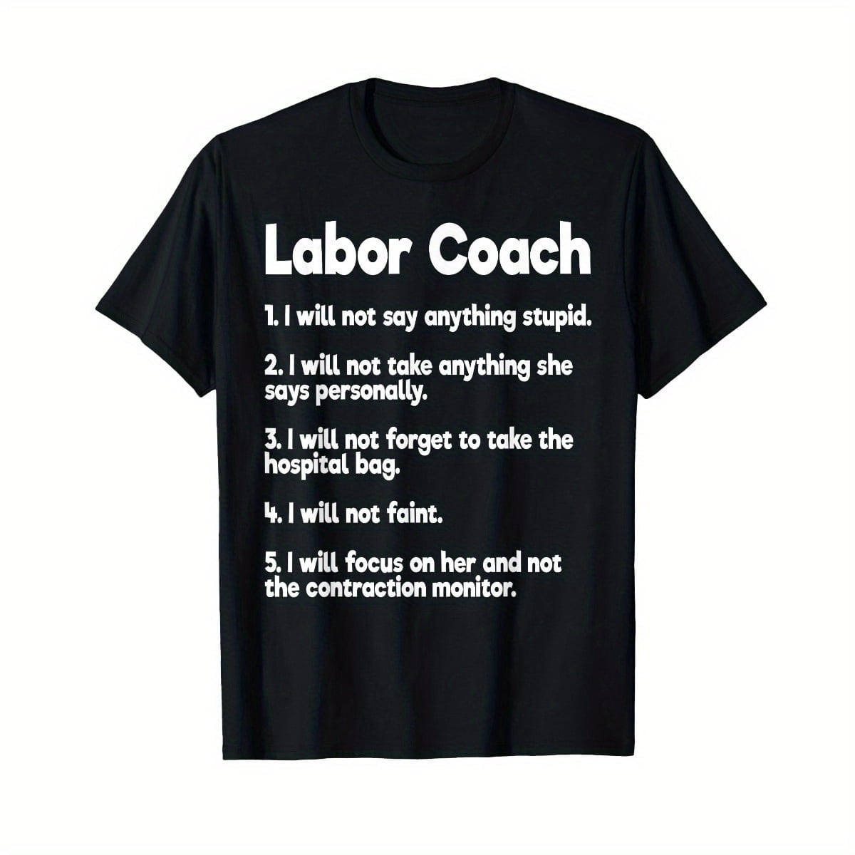 Labor Coach Expecting Dad Rules Papa Funny Baby T-Shirt - Walmart.com