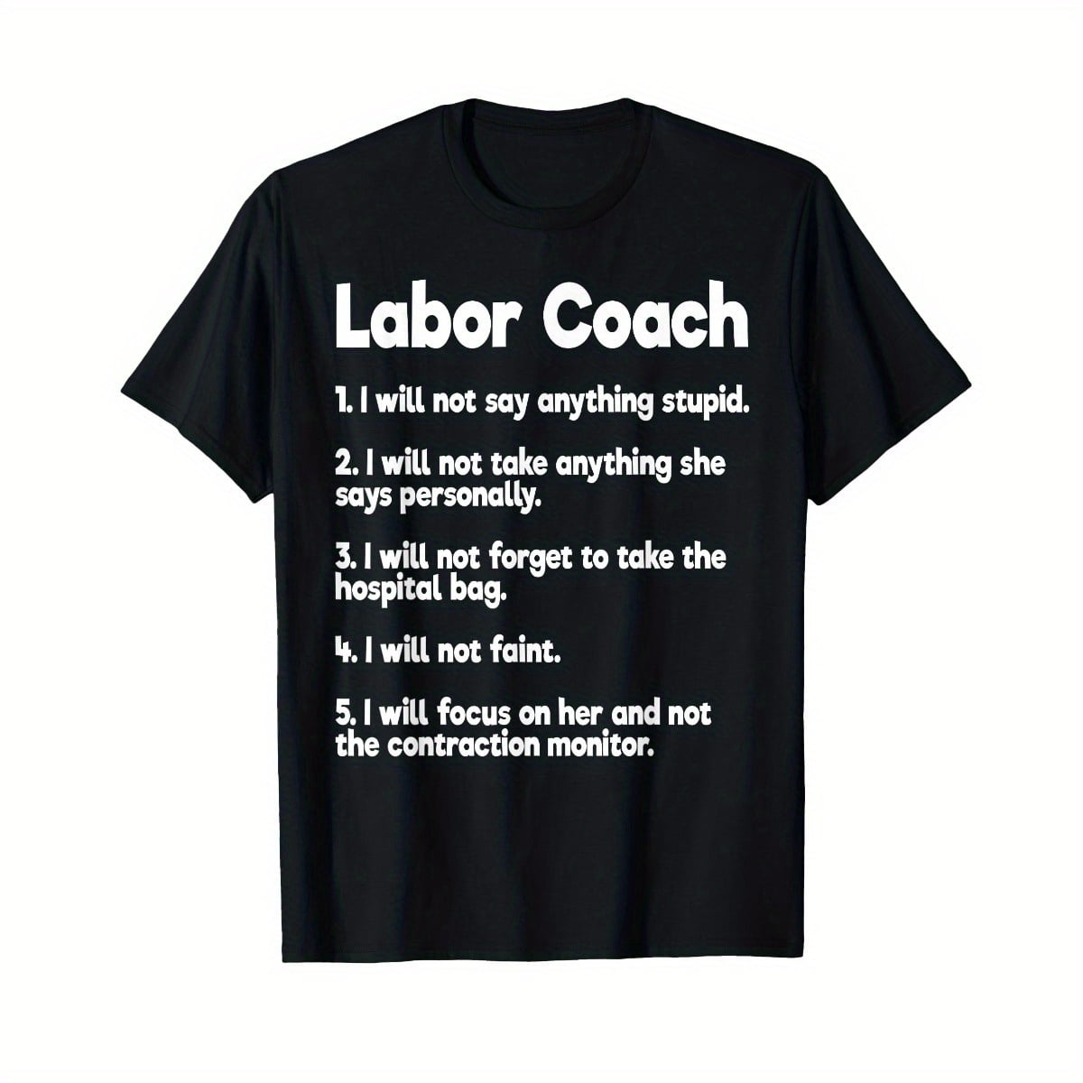Labor Coach Expecting Dad Rules Papa Funny Baby T-Shirt - Walmart.com