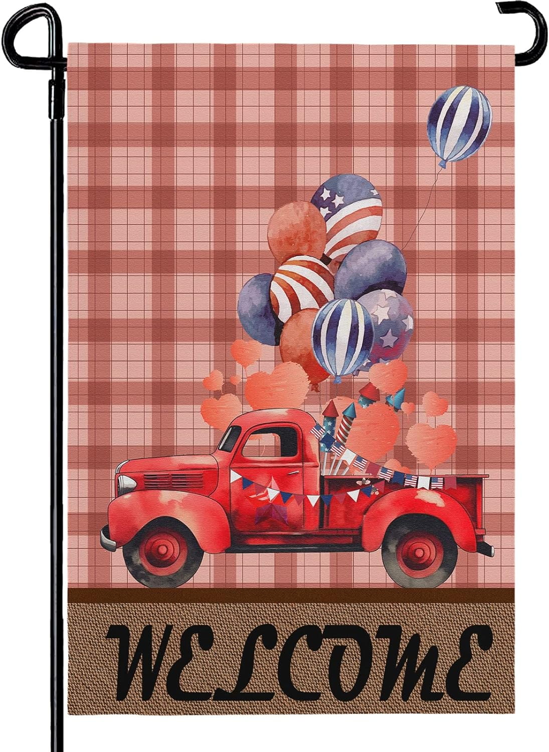 Labor Day Garden Flag, Patriotic Welcome Garden Flag, USA Labor Garden ...