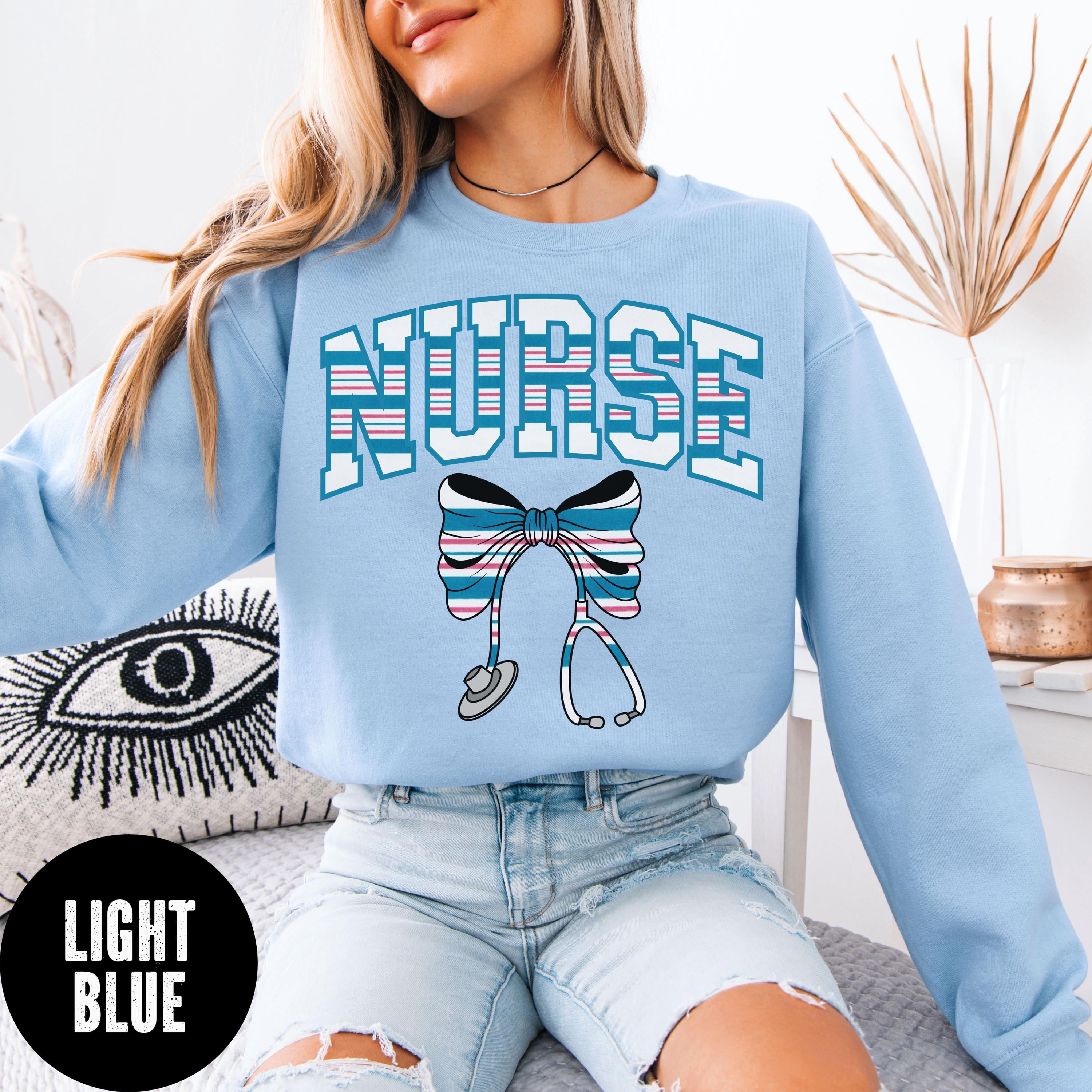 Labor Delivery Nurse T-Shirt, L and D Coquette Nurse T-Shirt, Baby ...