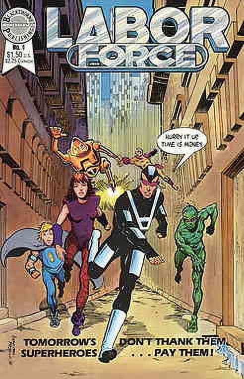 Labor Force #1 VF ; Blackthorne Comic Book - Walmart.com