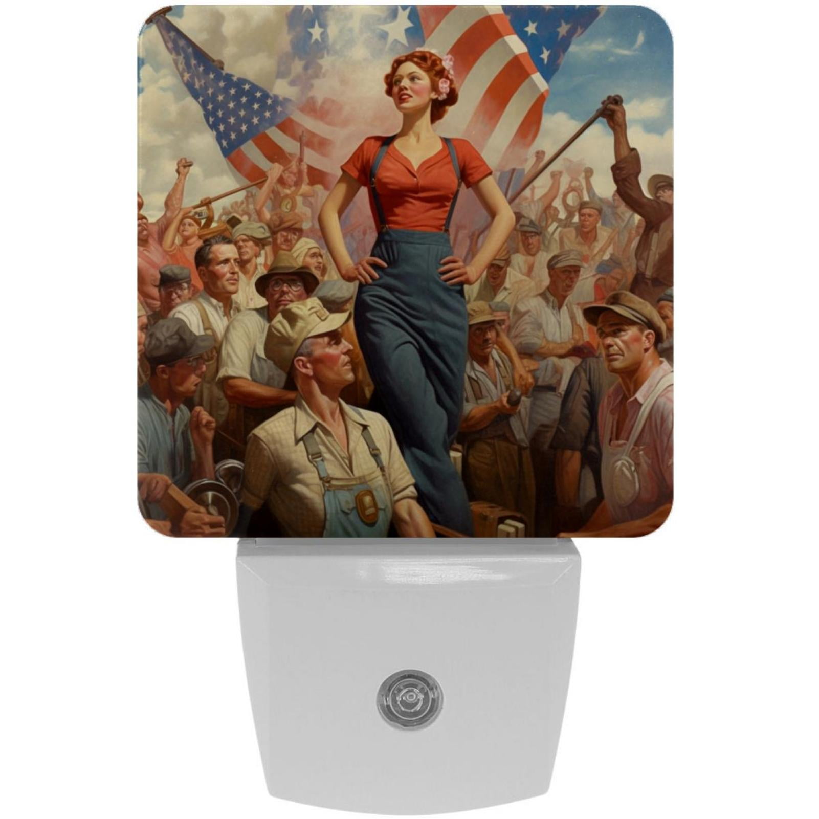 Labor LED Square Night Light - Modern and Stylish Plug-in Lamp for ...