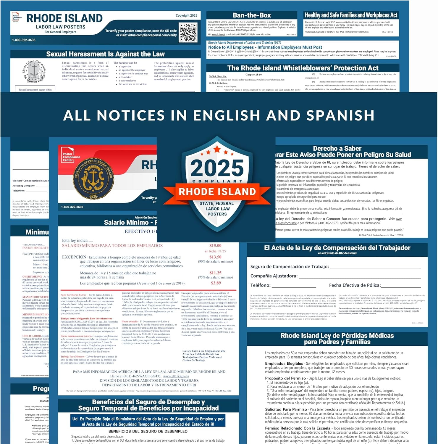 Labor Law Posters - Rhode Island Labor Law Poster State, Federal, OSHA ...