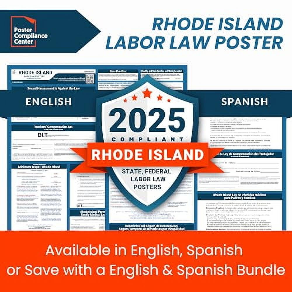 Labor Law Posters - Rhode Island Labor Law Poster State, Federal, OSHA ...