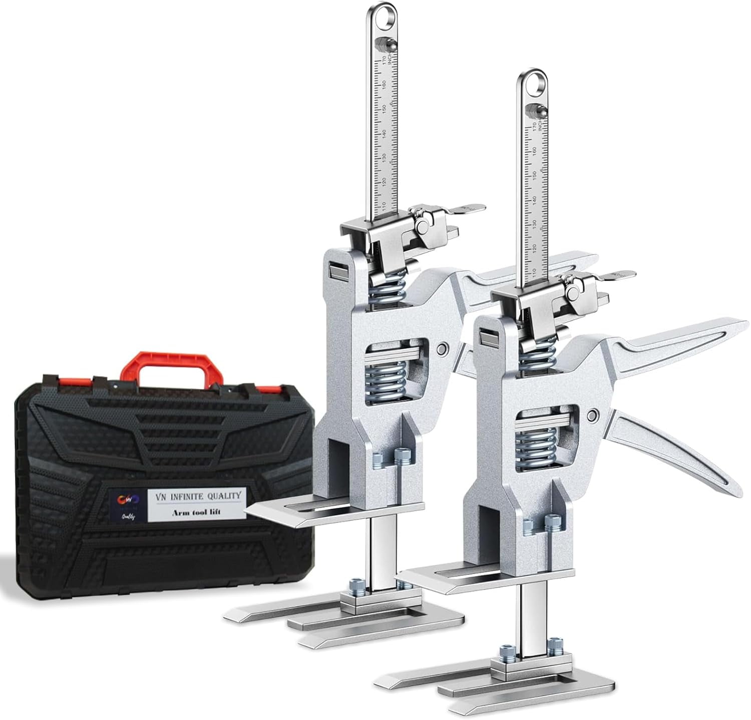 Labor Saving Handle 12" Lever Tool Lifts 2pcs, Wall Tile Locator ...