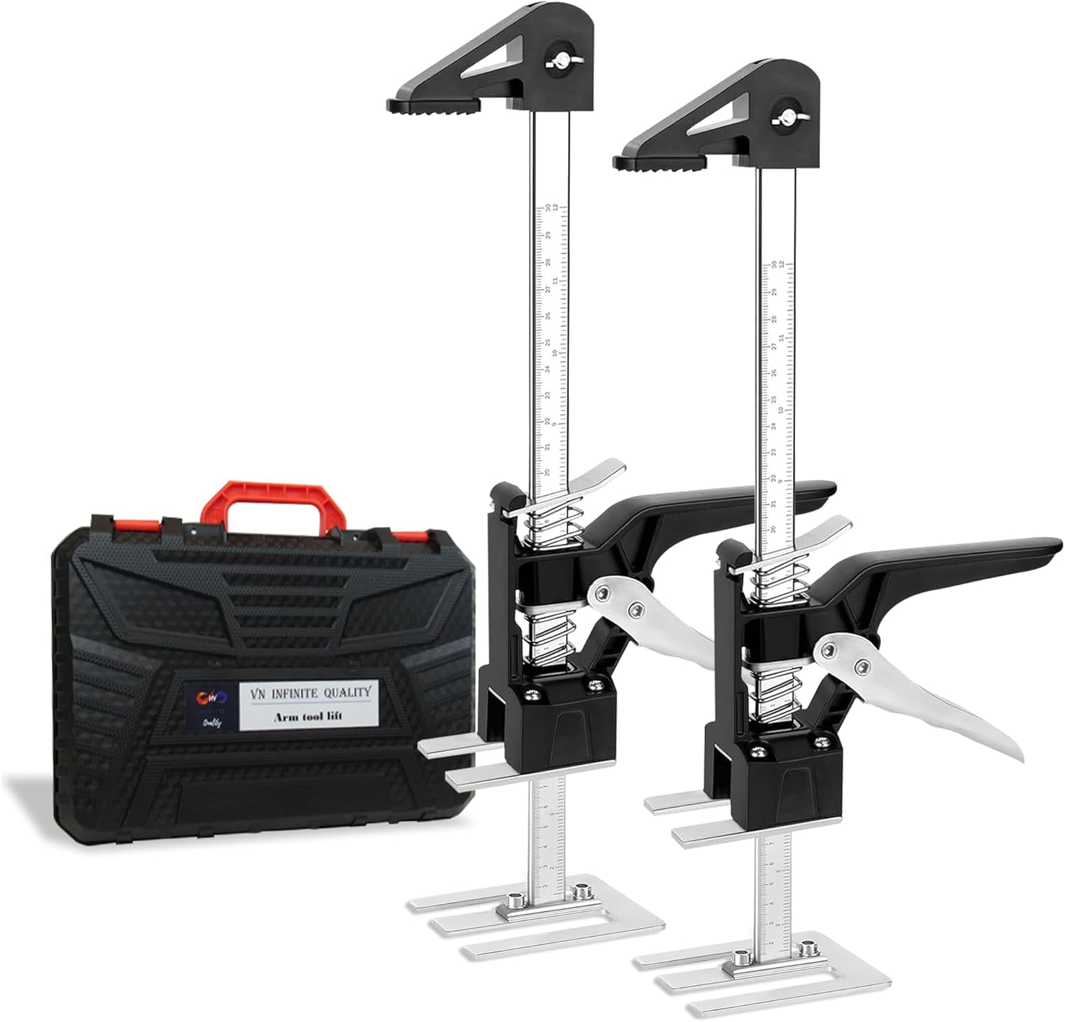 Labor Saving Handle 12" Lever Tool Lifts 2pcs, Wall Tile Locator ...