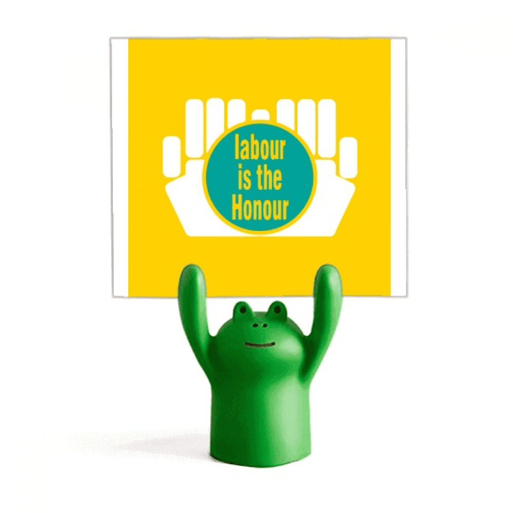 Labor Work Praise Art Deco Fashion Memo Holder Cartoon Animal Frog ...