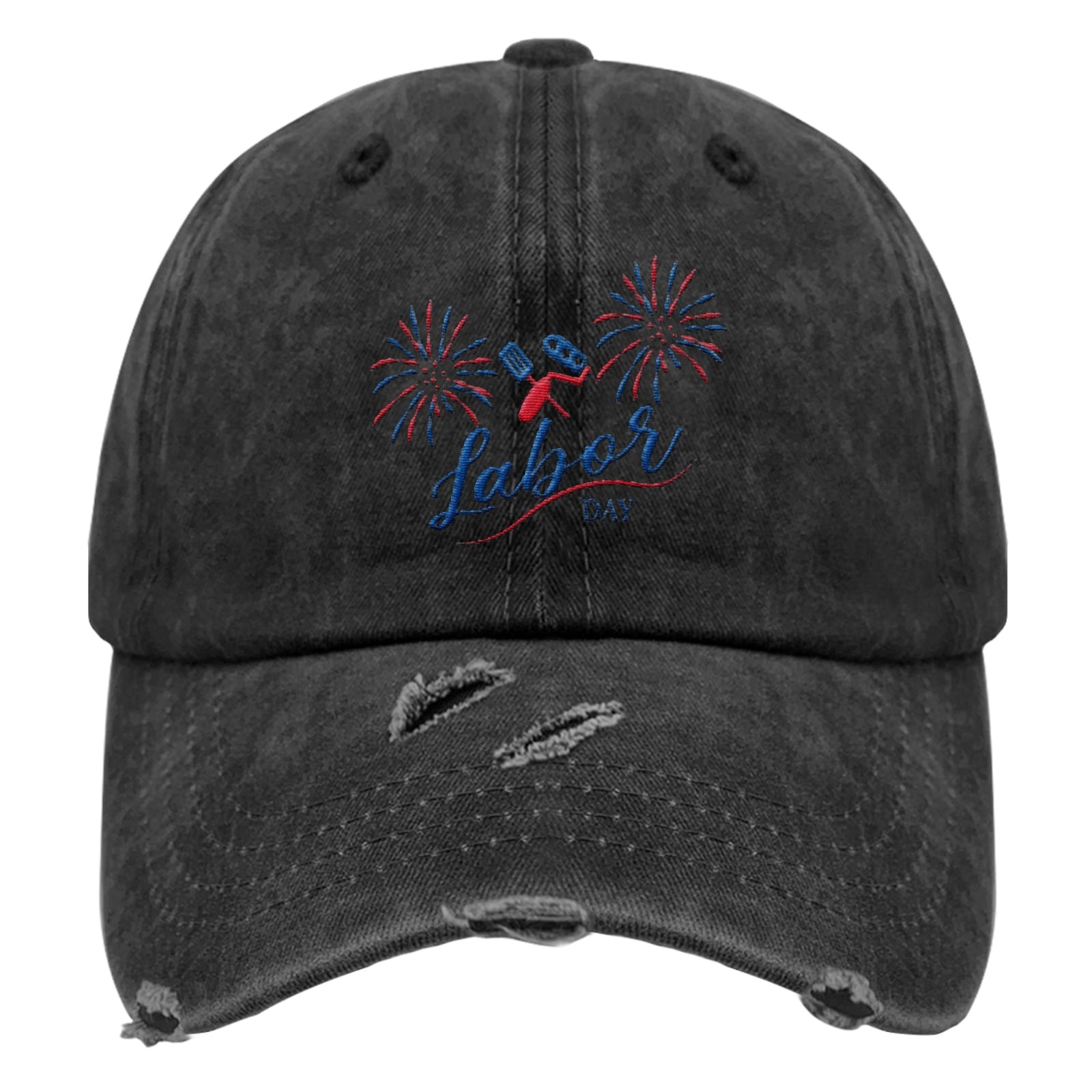 Labor Workers Day Fireworks Baseball Cap Funny Cool Caps Gifts For Son ...