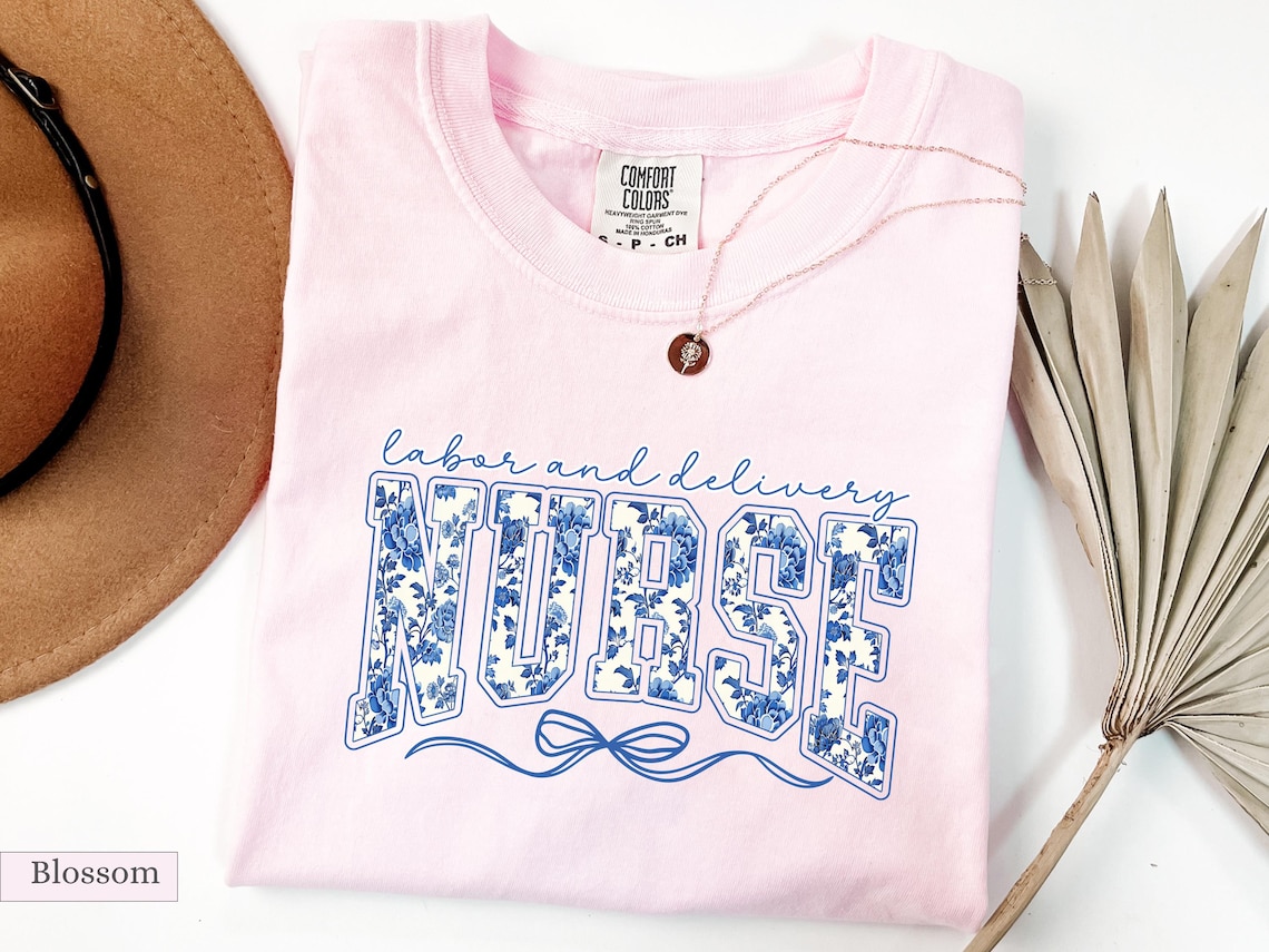 Labor and Delivery Nurse L and D Crew Tee, Nurse Coquette for Nurse ...