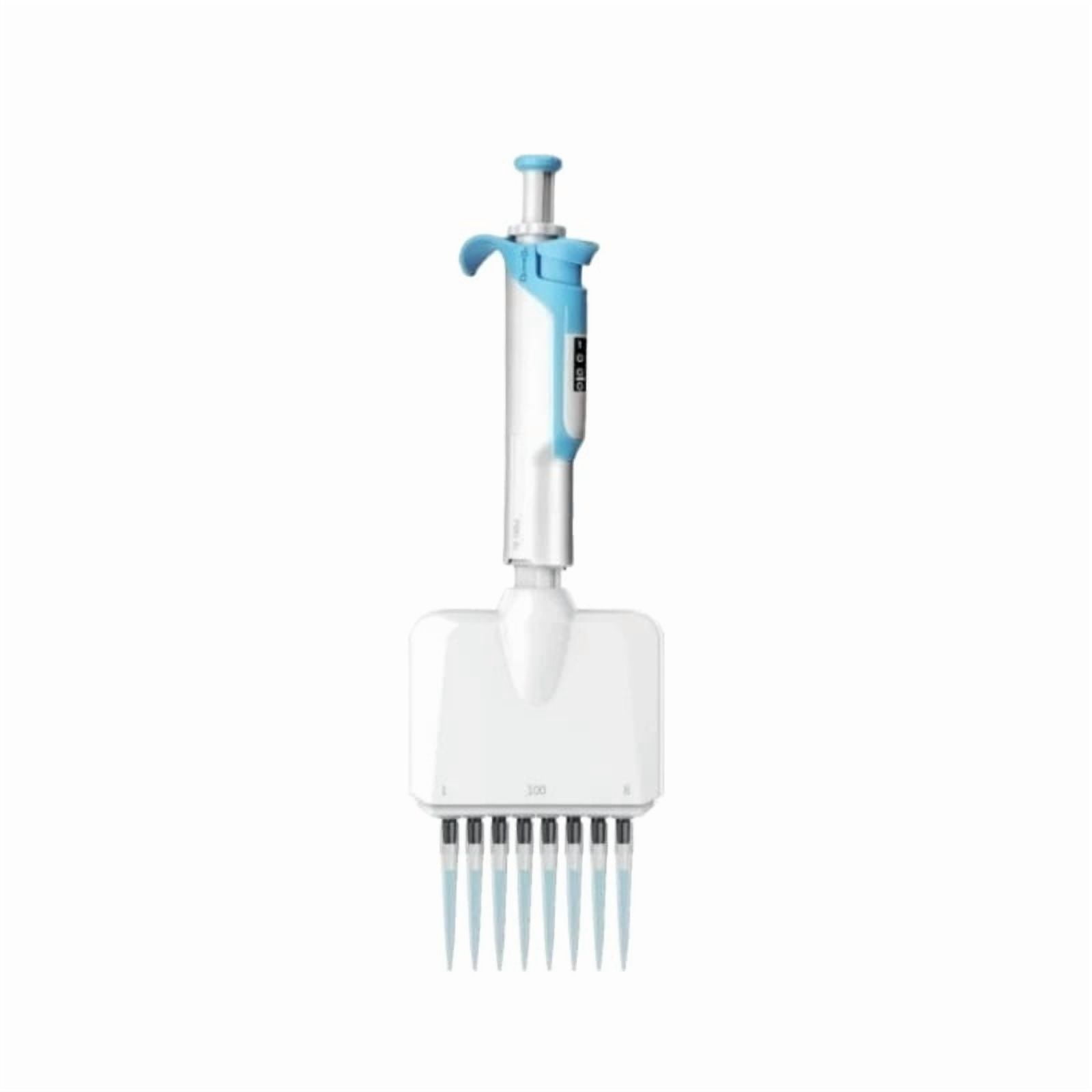 Laboratory 8 Channel Pipette Adjustable Fully 0.5-300ul Multichannel ...