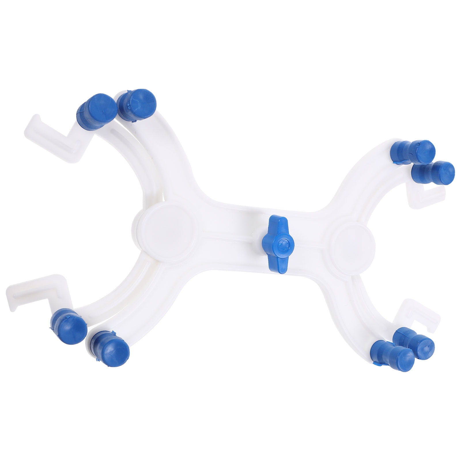 Laboratory Aluminum Double Buret Clamp Powder Coated Clip Holder Random ...