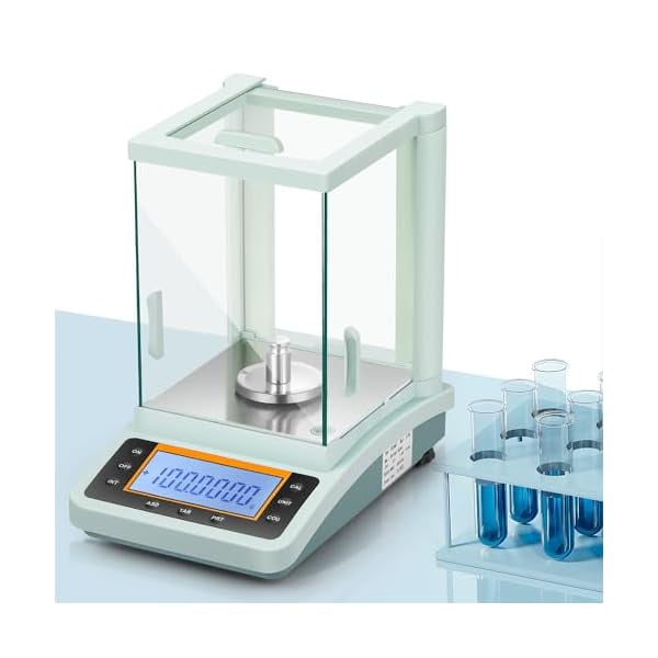 Laboratory Analytical Balance 0.1mg High Precision Lab Scale 0.0001g Accuracy Electronic ...