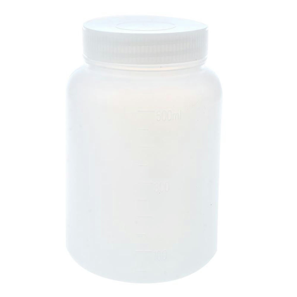 Laboratory Chemical Storage Case White Plastic Widemouth Bottle 500Ml ...