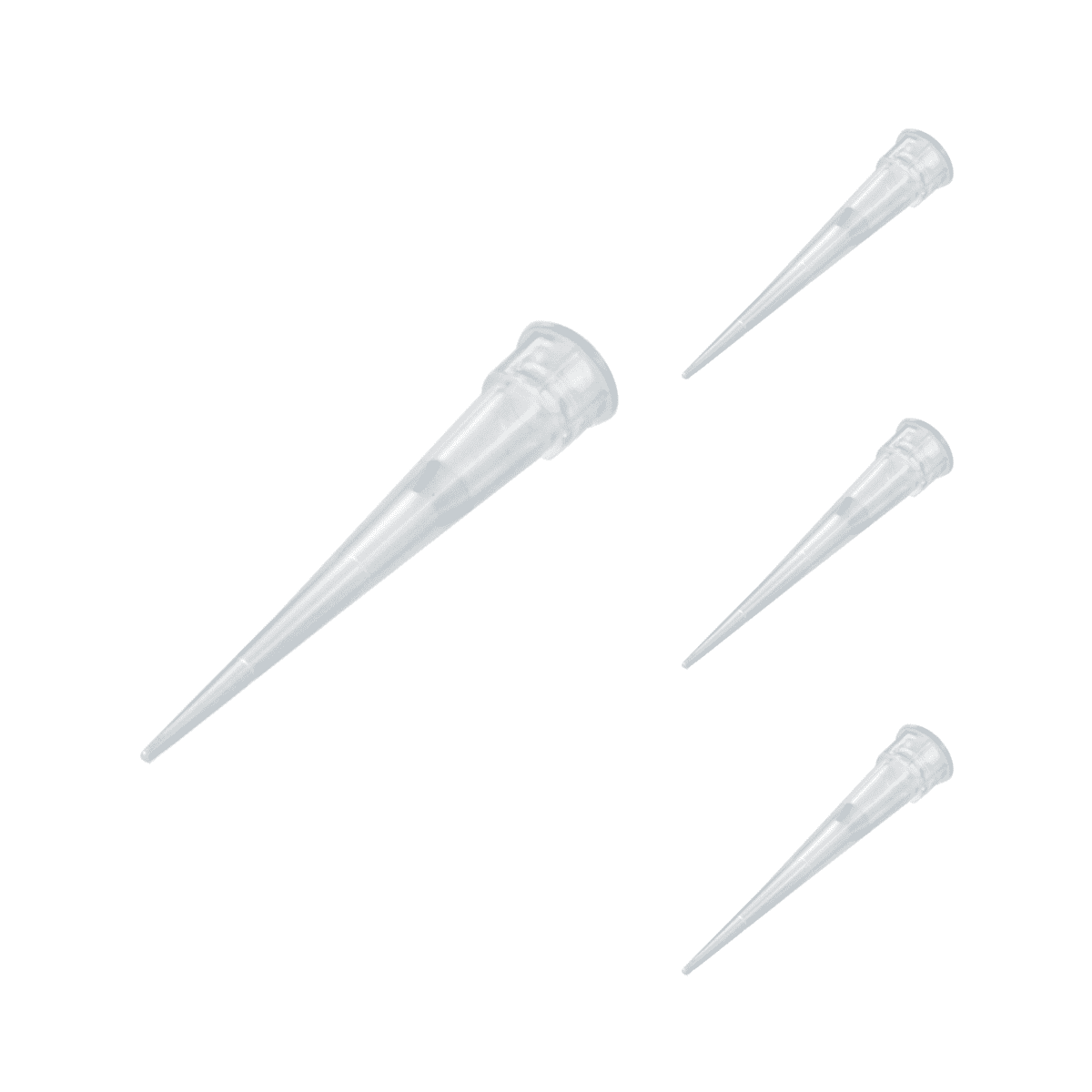 Laboratory Clear White 10UL Lab Liquid Pipette Pipettor Tips 2000 Pcs ...