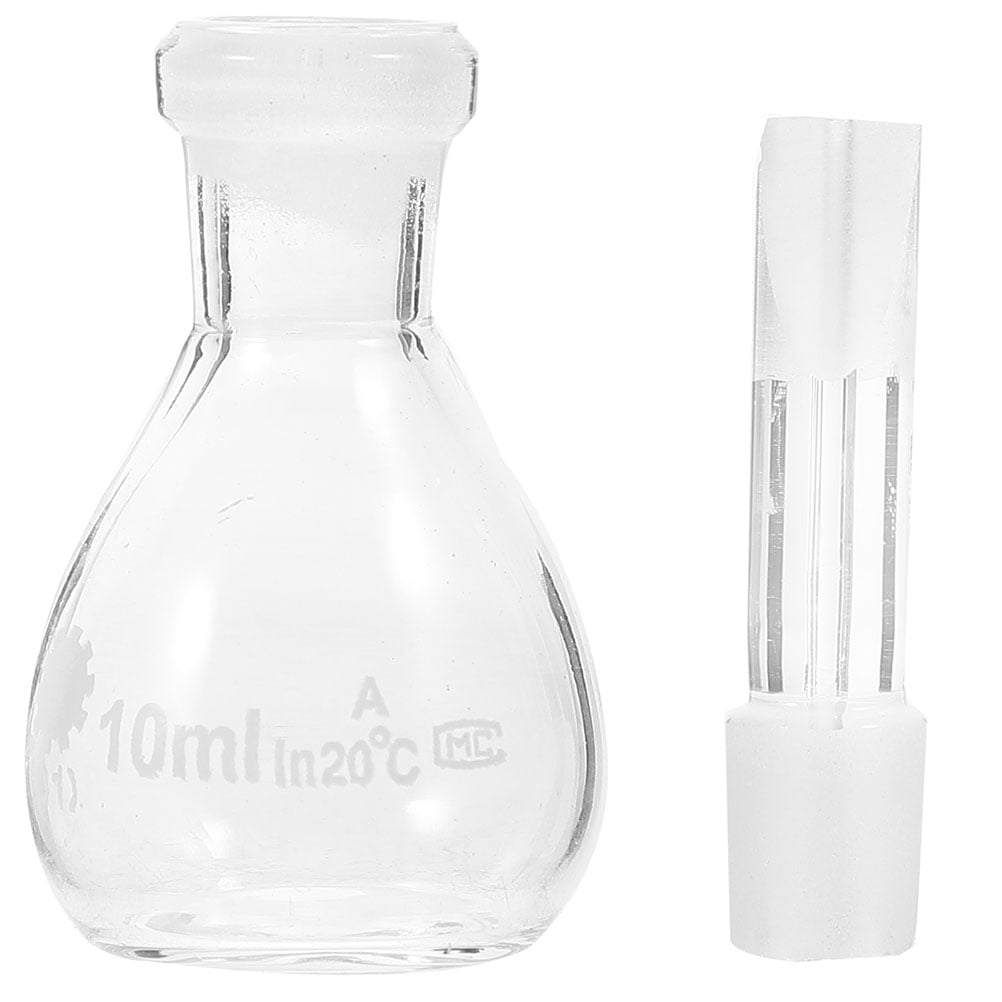 Laboratory Glass Pycnometer Reagent Bottle Glass Bottle Liquid Storage ...