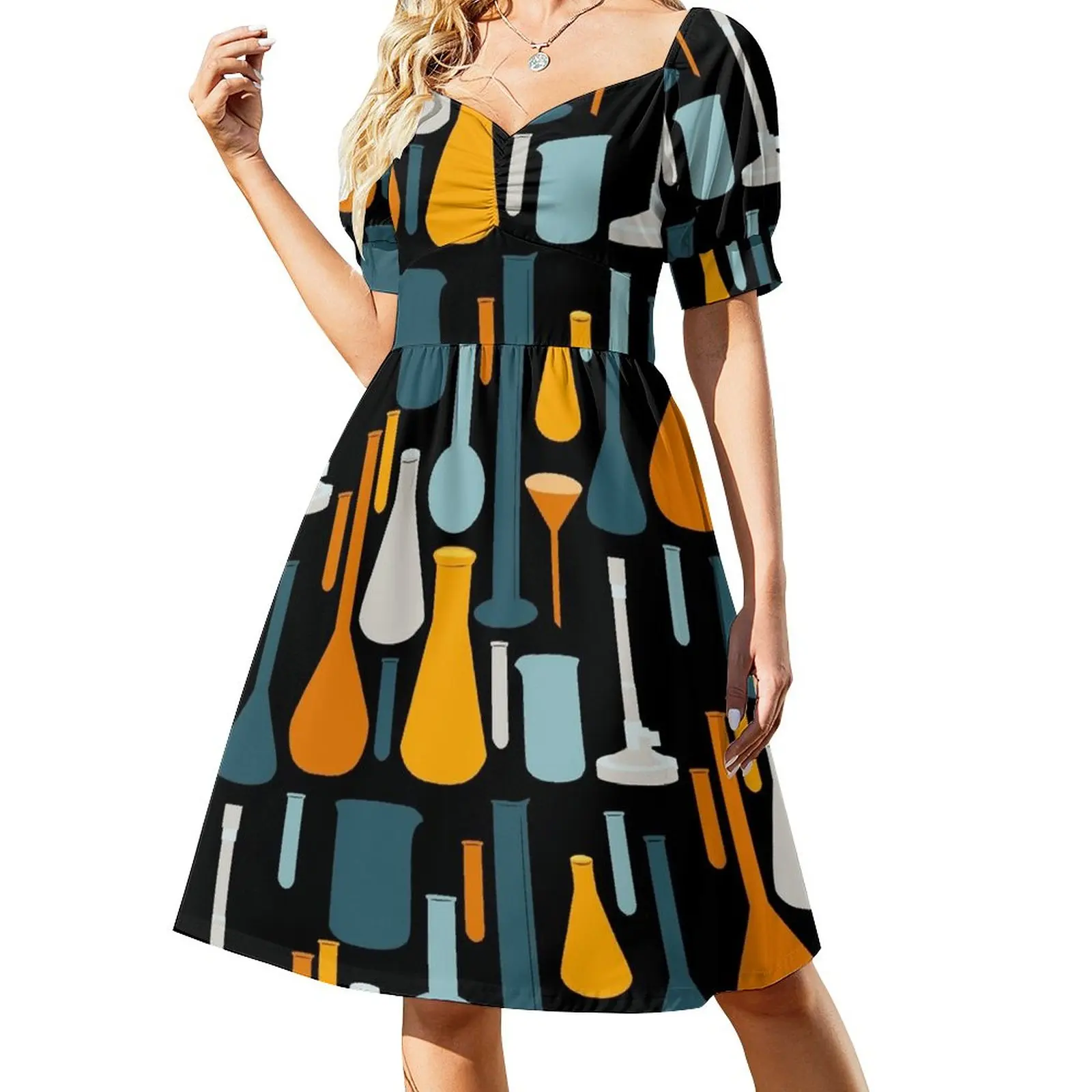 Laboratory Glassware Print No. 2 Sleeveless Dress wedding dresses for ...