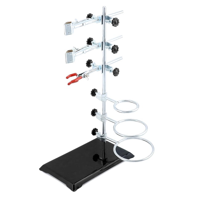 Laboratory Grade Metalware Set, Lab Support Stand Set with Iron Clamp ...