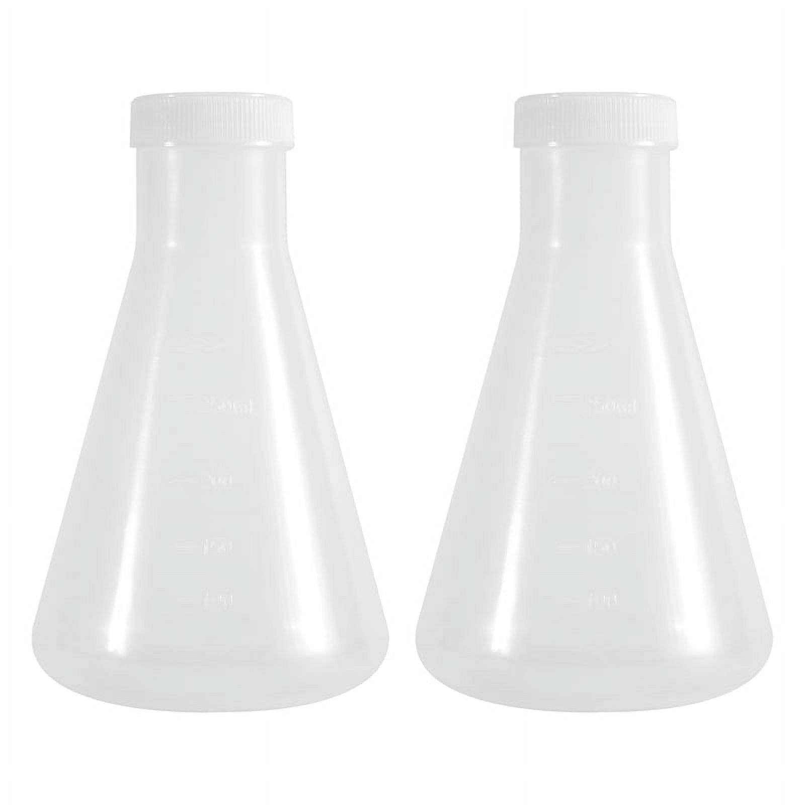 Laboratory Graduated Plastic Conical Flask, Measurable, Smooth Thick ...