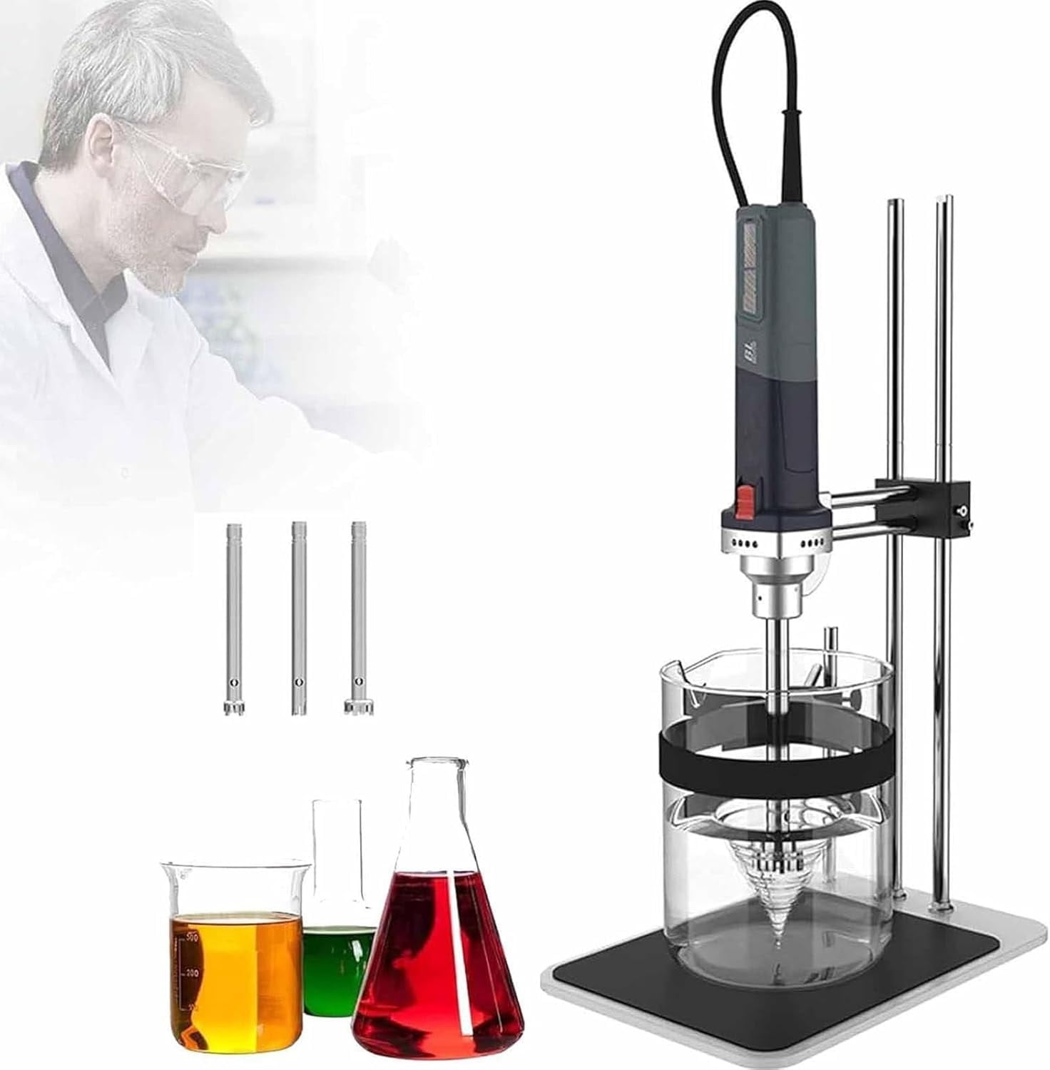 Laboratory Homogenising Emulsifiers 1300W, Lab High-Speed Cell Tissue ...