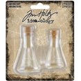 Laboratory Idea-Ology Small Corked Glass Flasks - - Walmart.com