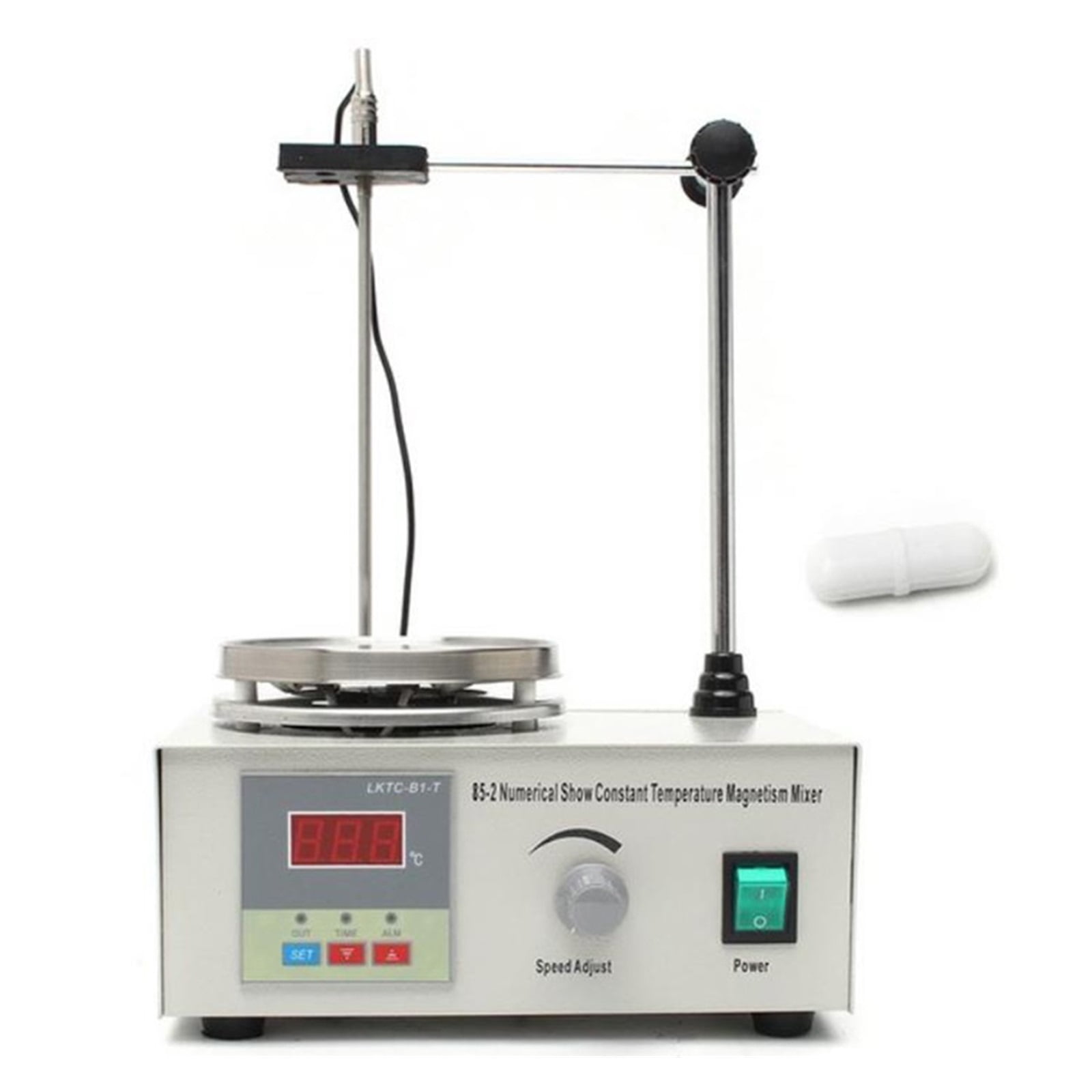Laboratory Magnetic Stirrer Heating Plate Digital Display 2200rpm Adjustable Churn Stir Machine ...