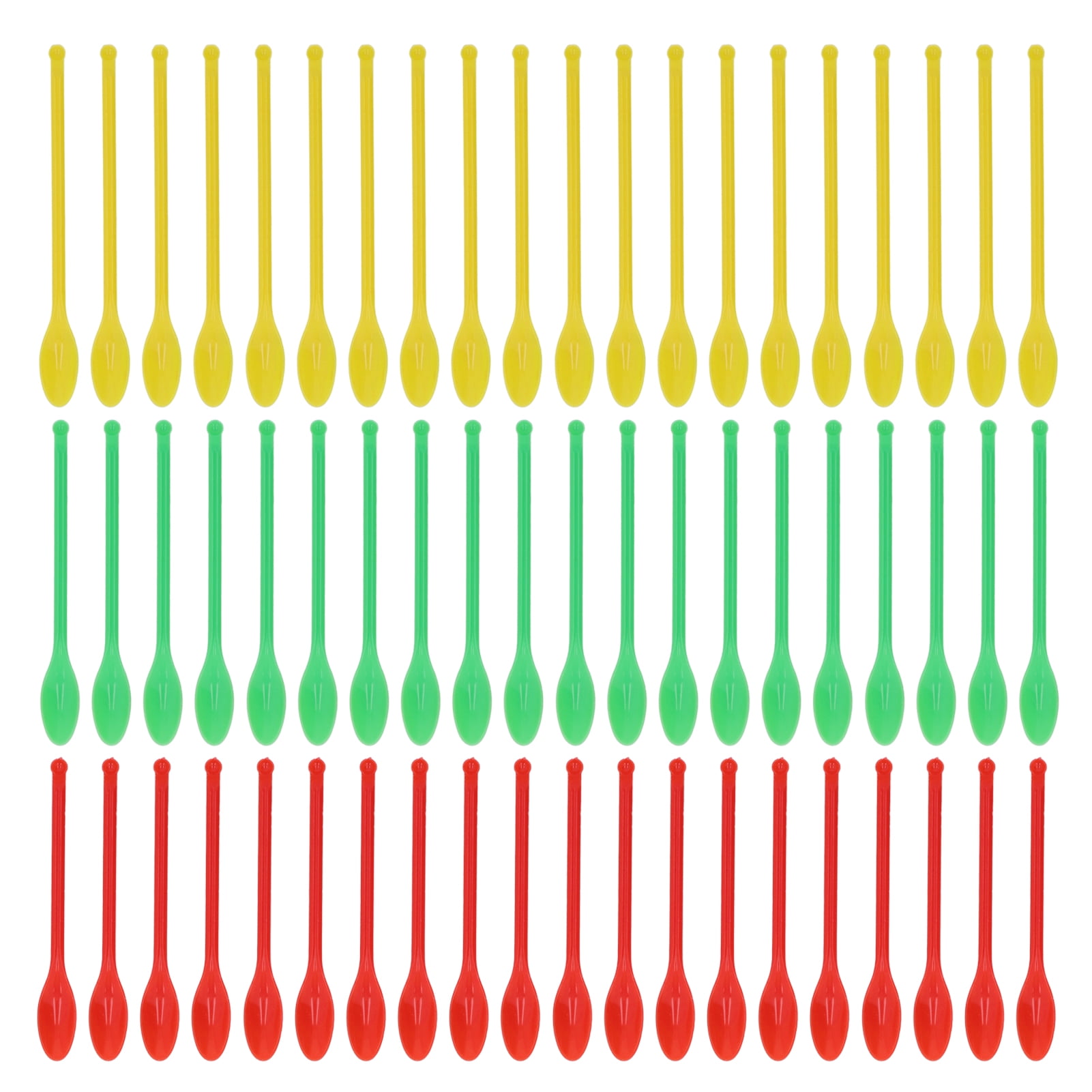 Laboratory Measuring Spoons, 20-Piece Set, Double-Ended Plastic Scoops ...