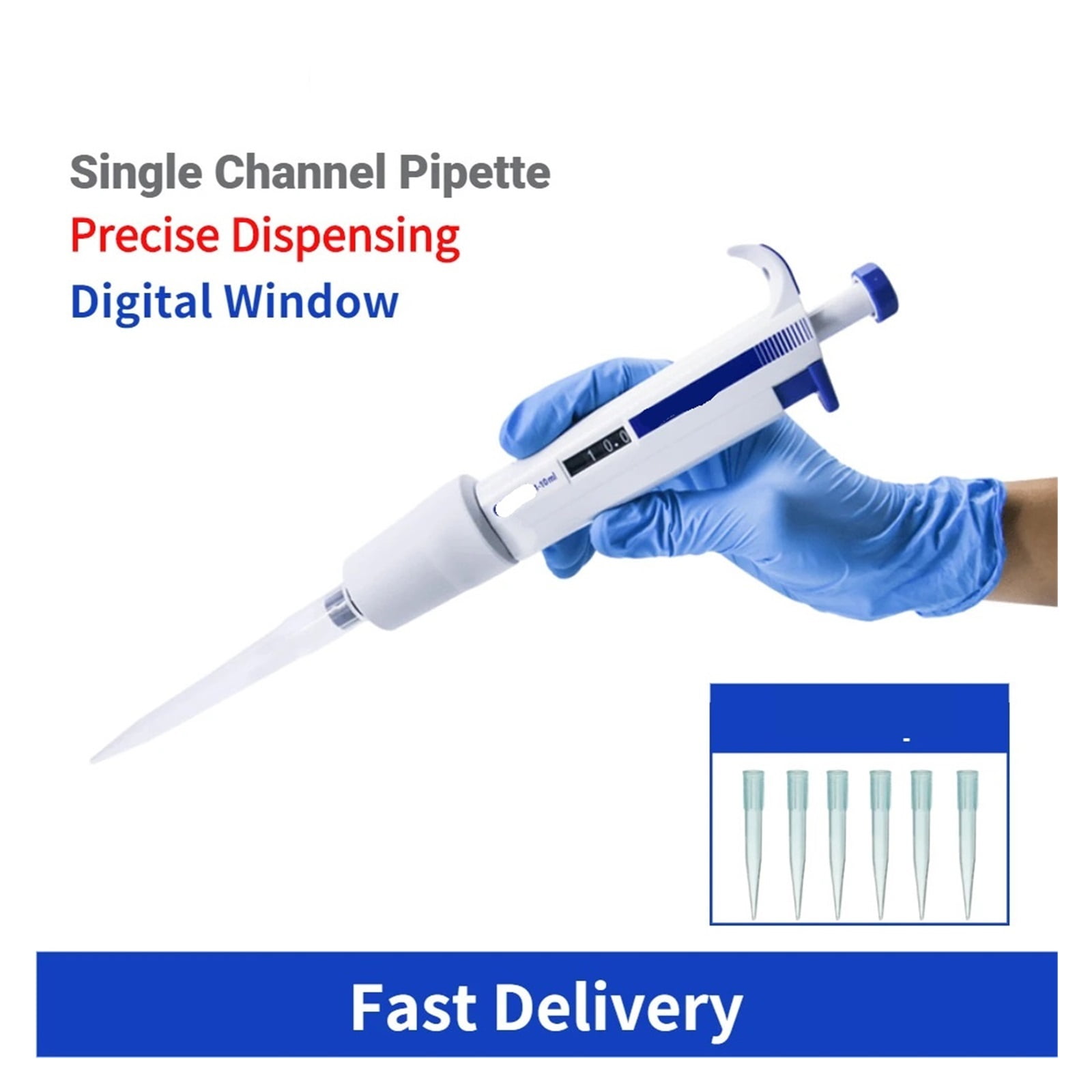 Laboratory Pipette Micropipette Single Channel Pipette Medical Supplies ...