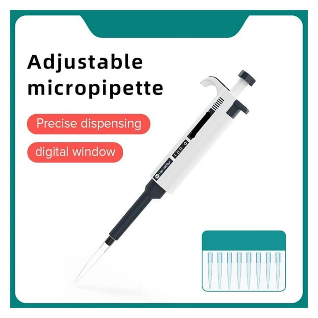 Laboratory Pipette Plastic Single Channel Digital Adjustable ...