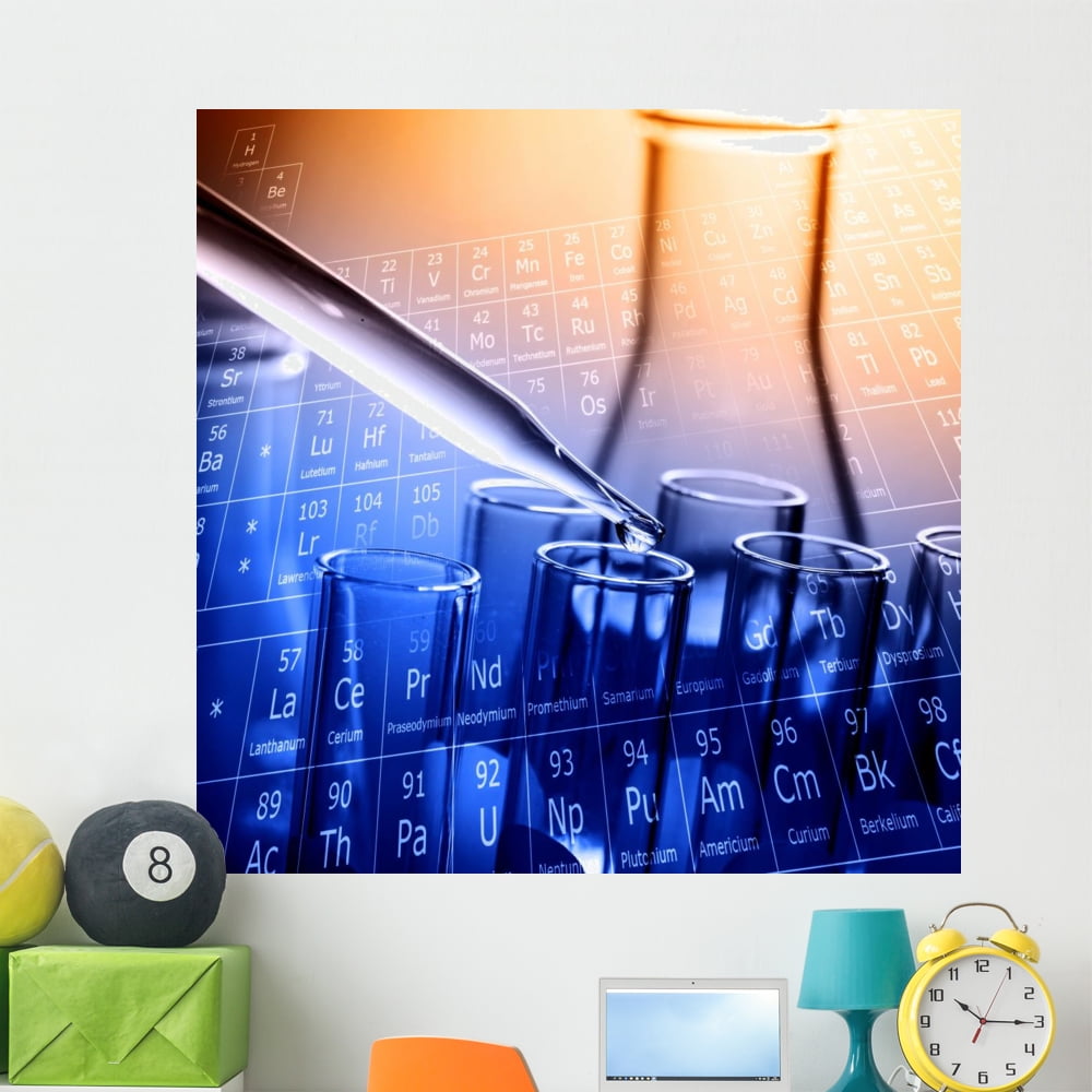 Laboratory Research Dropping Liquid Wall Mural Decal Sticker ...