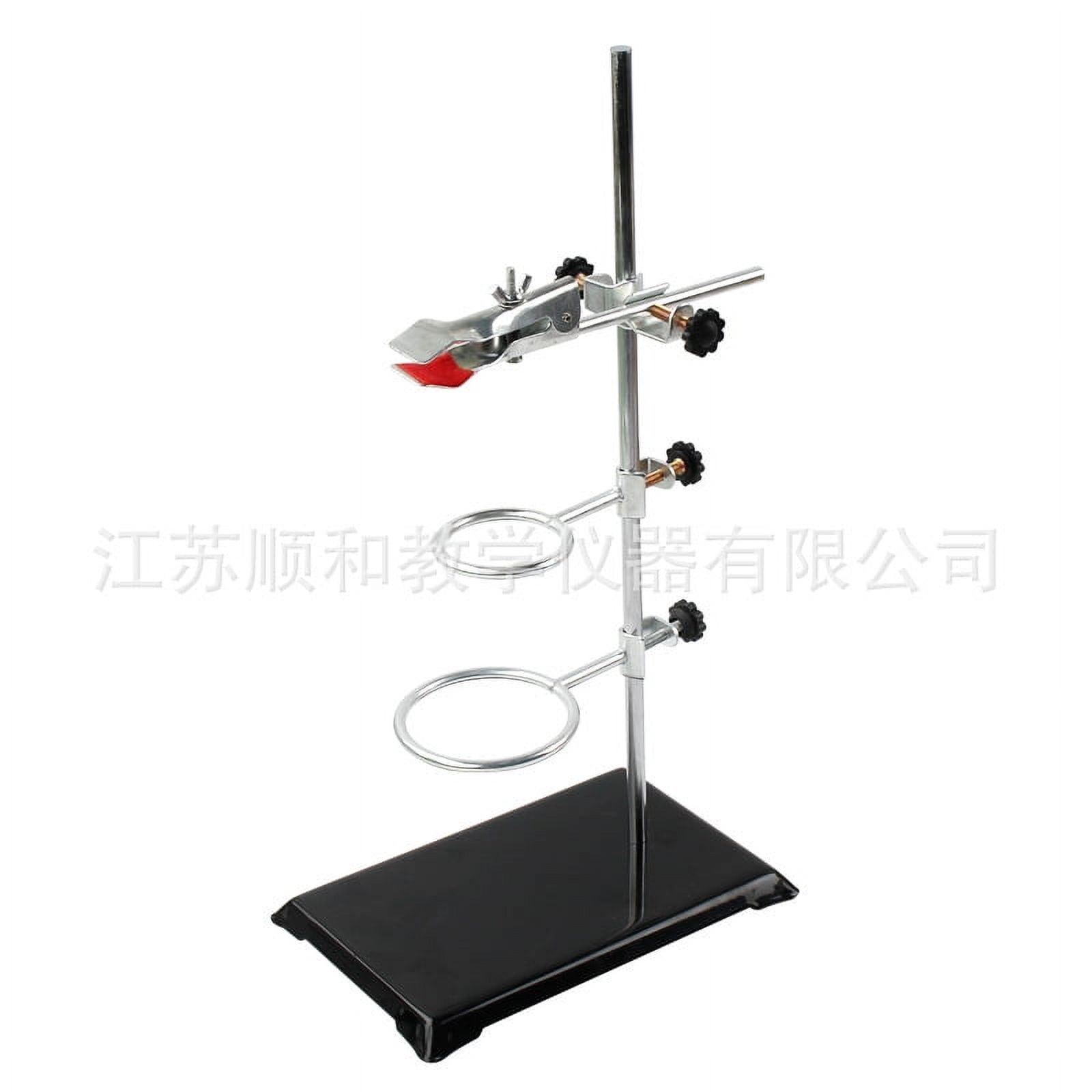 Laboratory Ring Stand Lab Stand with Adjustable Ring Heavy Duty Base ...