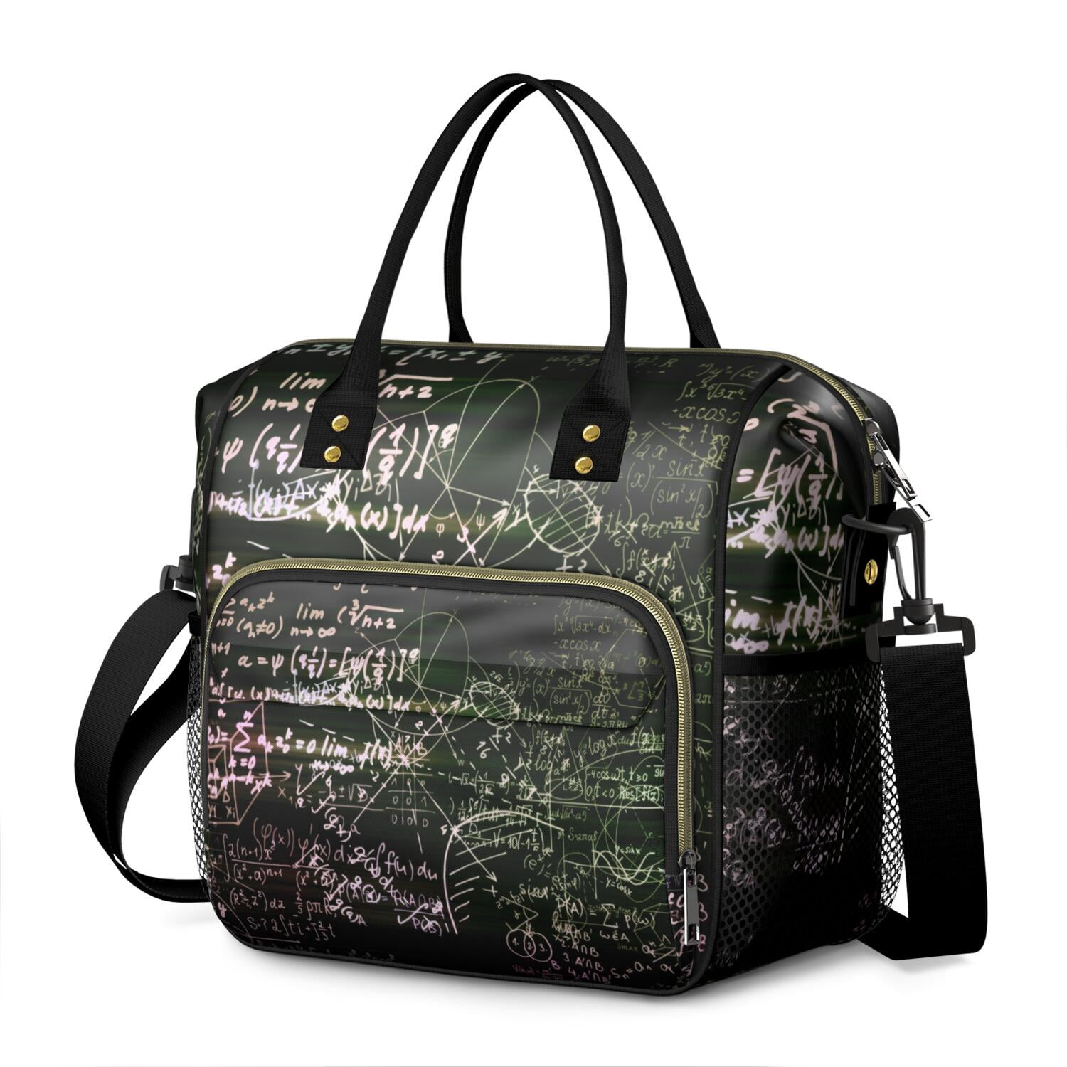 Laboratory Science Design Large Insulated Lunch Bag – Leakproof Dual ...