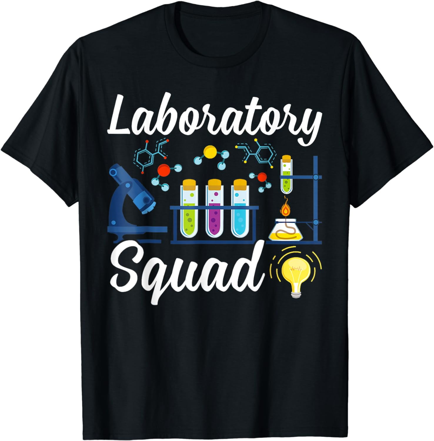 Laboratory Squad Laboratory Assistant Lab Week Lab Tech T-Shirt ...