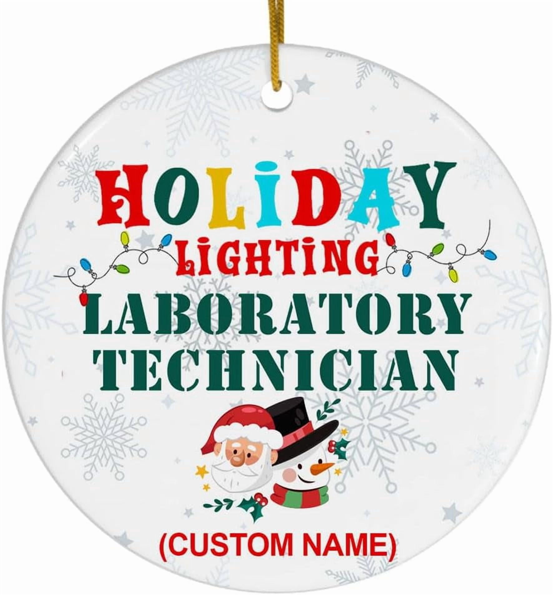 Laboratory Technician Christmas Ornaments 2025 for Women Friendship ...