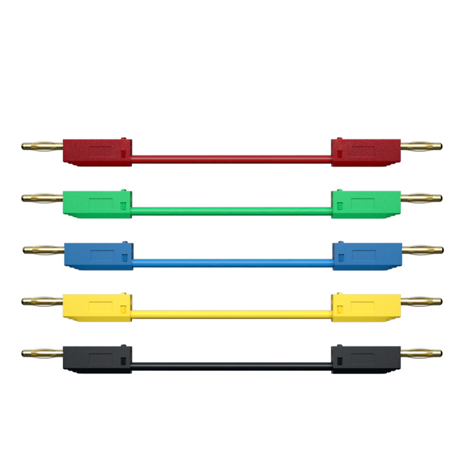 Laboratory Test Cable 2mm Banana Plugs Gold Coated tip Flexible PVC ...