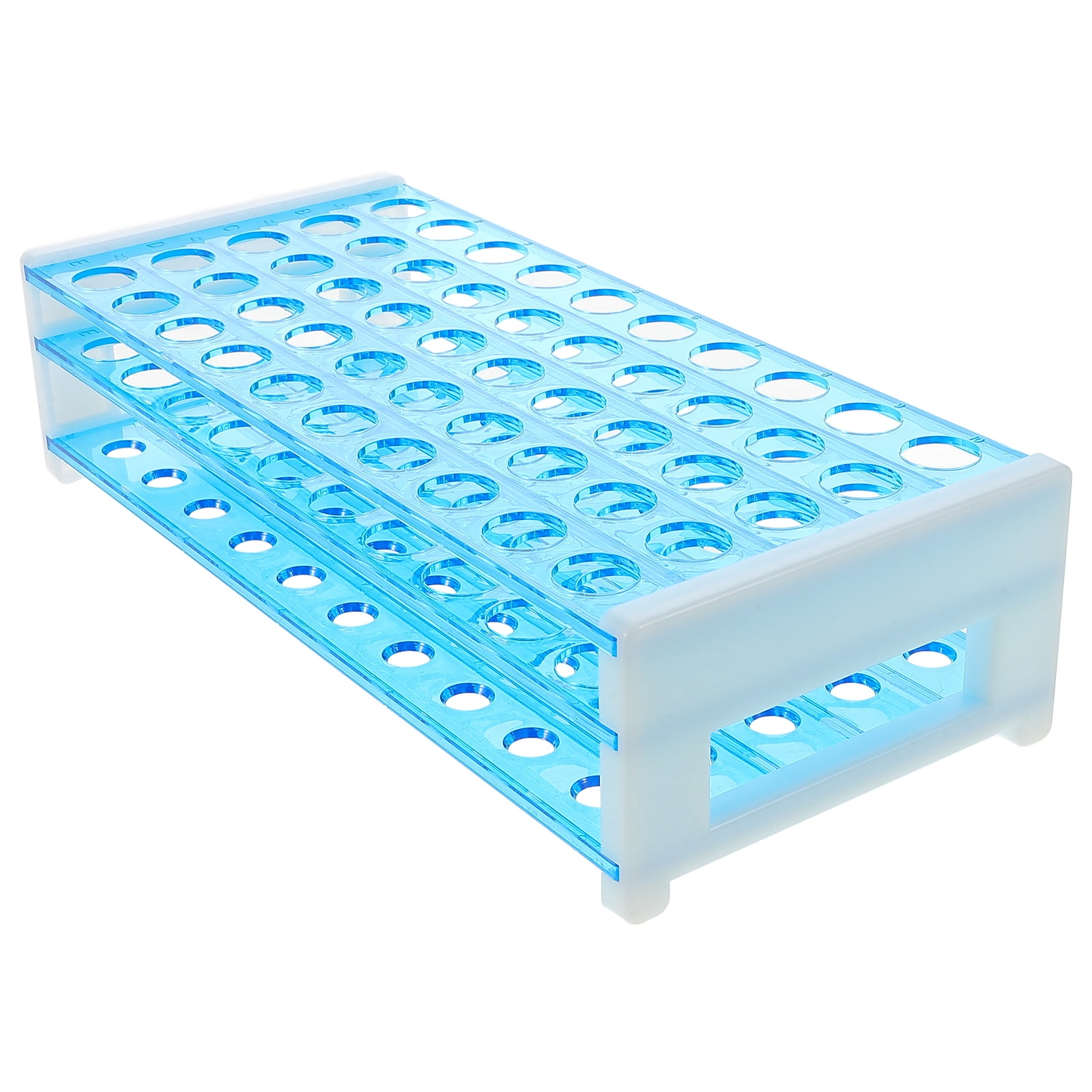 Sky-blue Lab Test Tube Rack for Storage Versatile and Durable with 50 ...