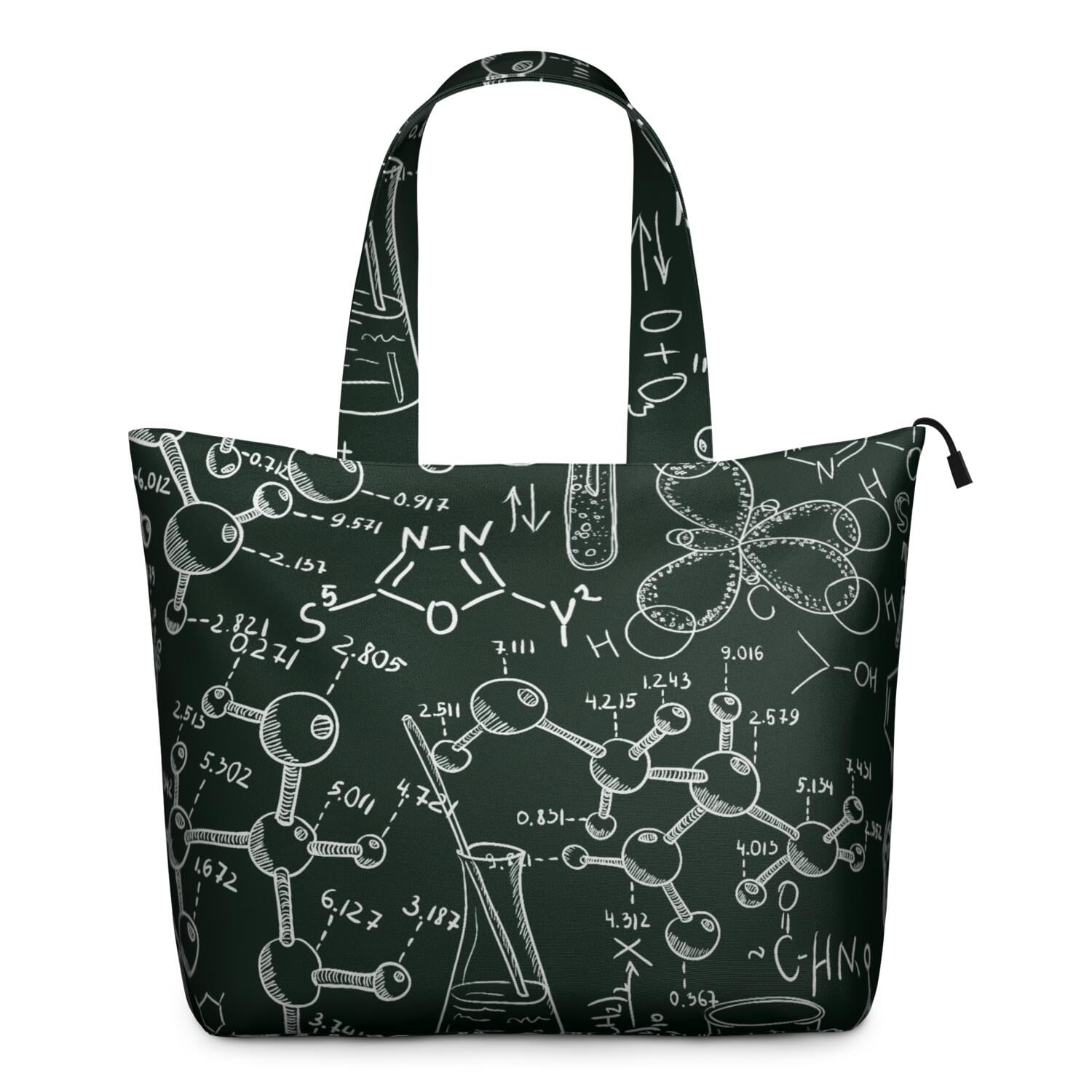 Laboratory Themed Carry-On Bag - Spacious Travel Tote with Multiple ...