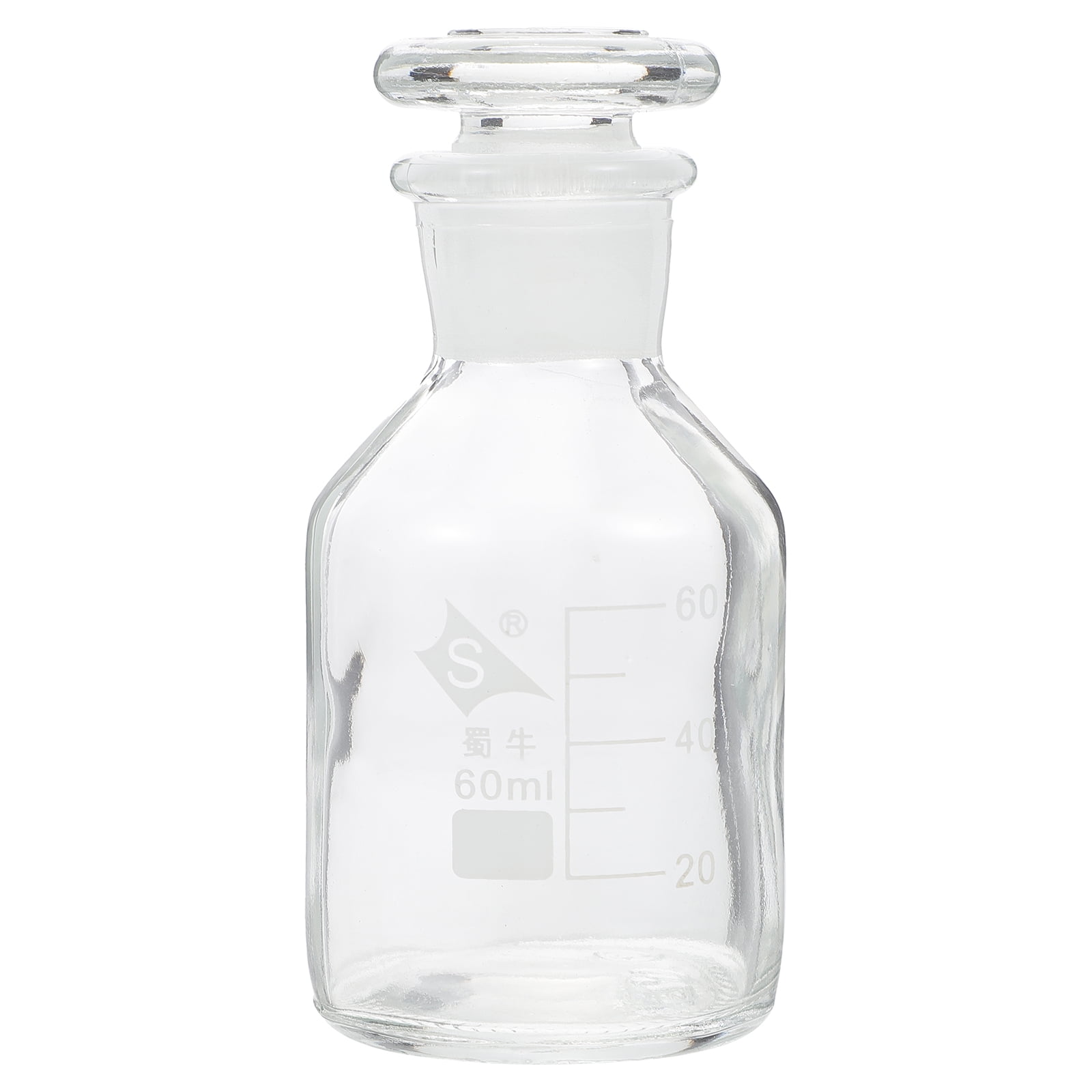 Laboratory Wide Mouth Glass Reagent Bottle for Storage with Thickened ...