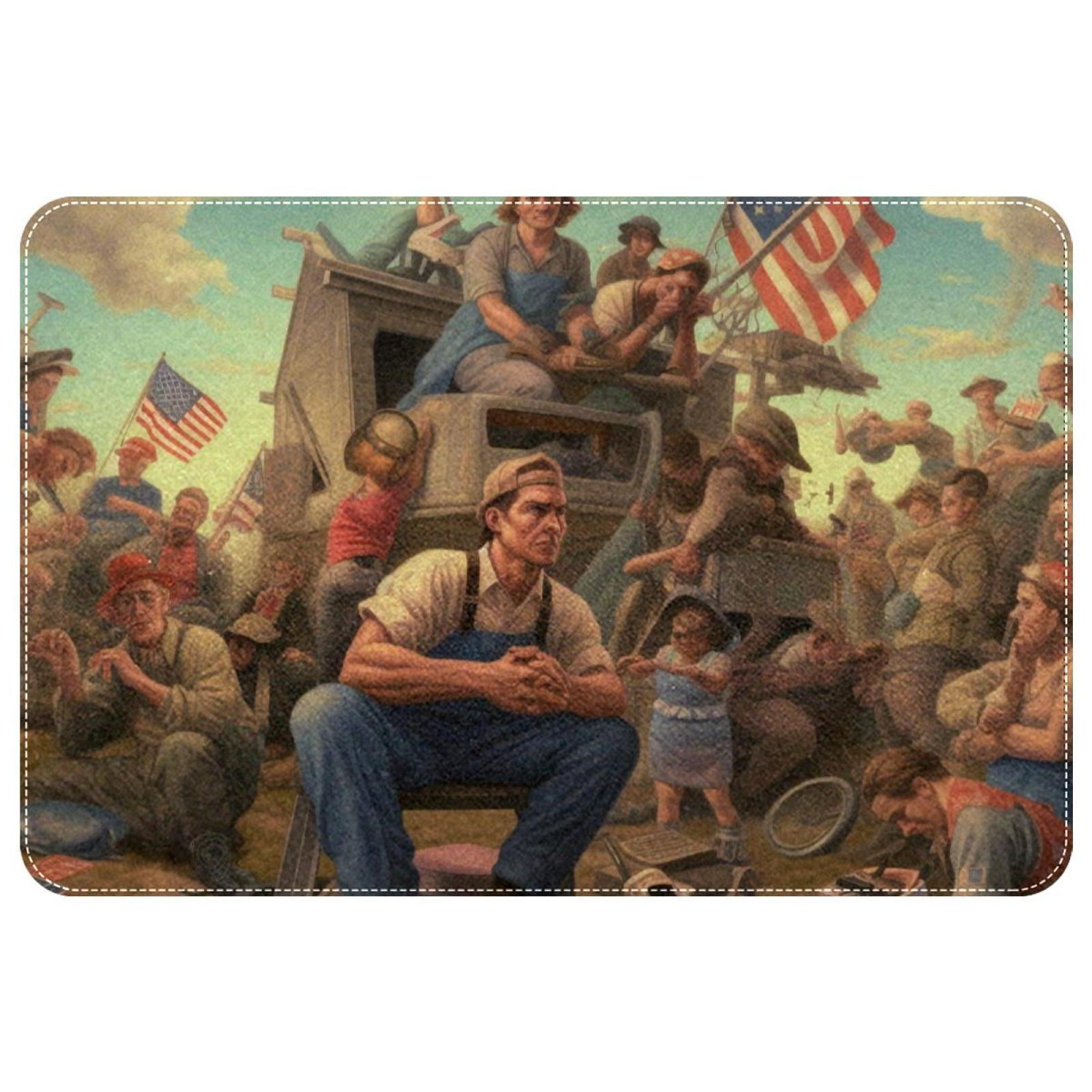 Labour Day High-Density Right Angle Floor Mat for Office, Kitchen and ...