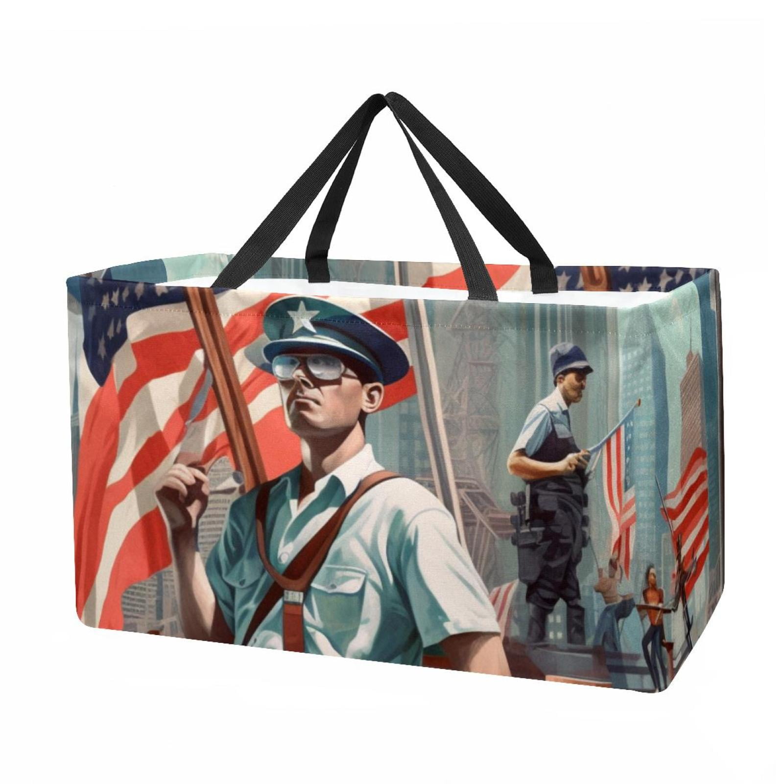 Labour Day Large Capacity Reusable Foldable Oxford Cloth Laundry Bag ...