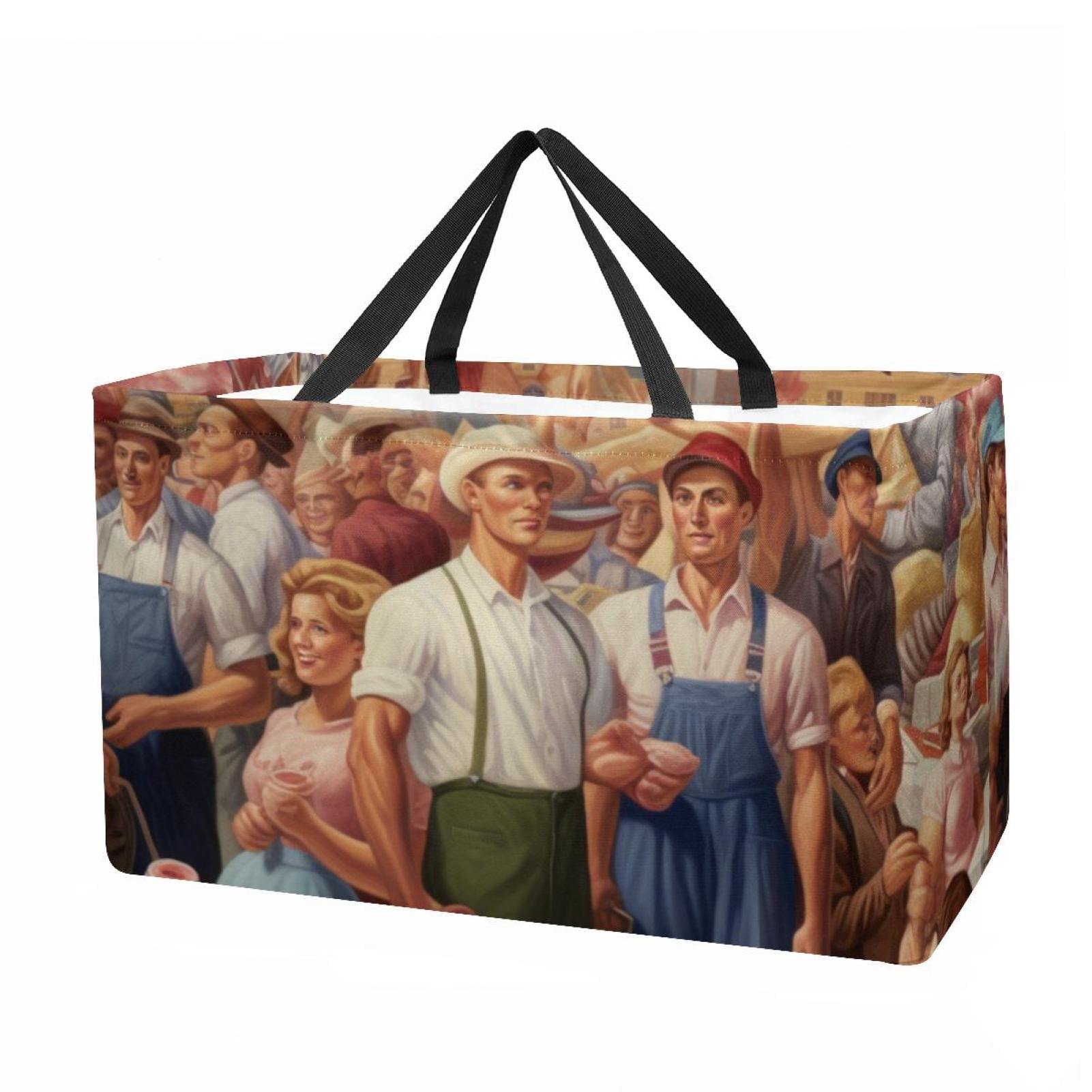 Labour Day Large Capacity Reusable Foldable Oxford Cloth Storage Bin ...