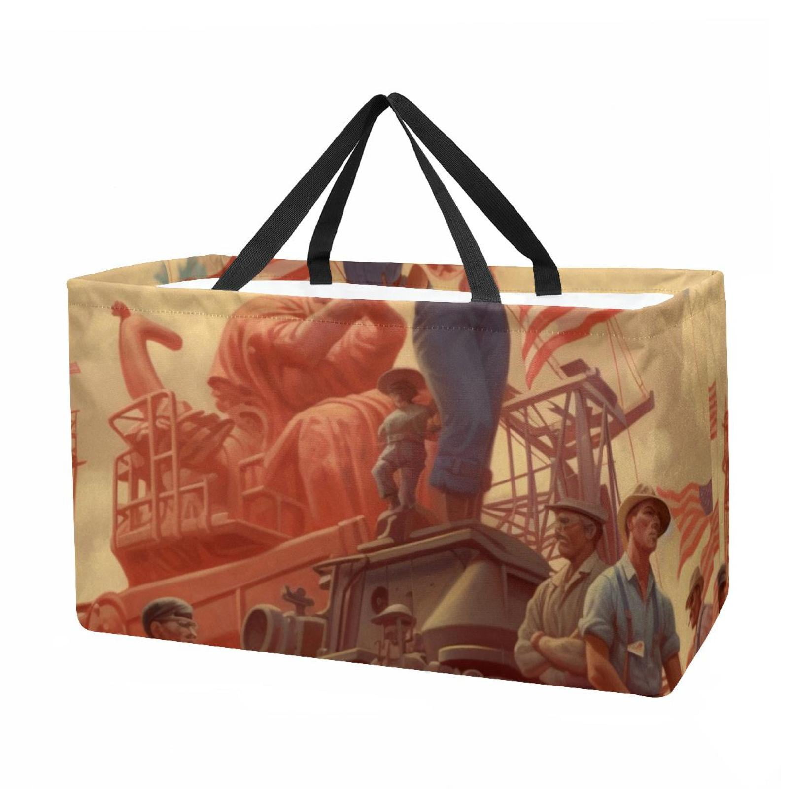 Labour Day Large Capacity Reusable Foldable Oxford Cloth Storage Bin ...