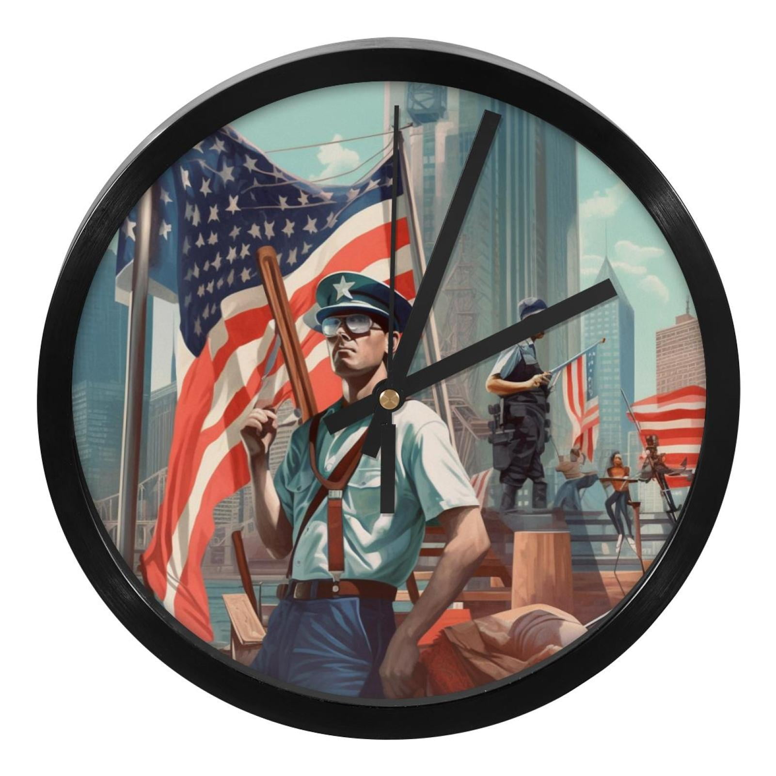 Labour Day Modern Wall Clock for Mother's Day Gifts from Daughter ...