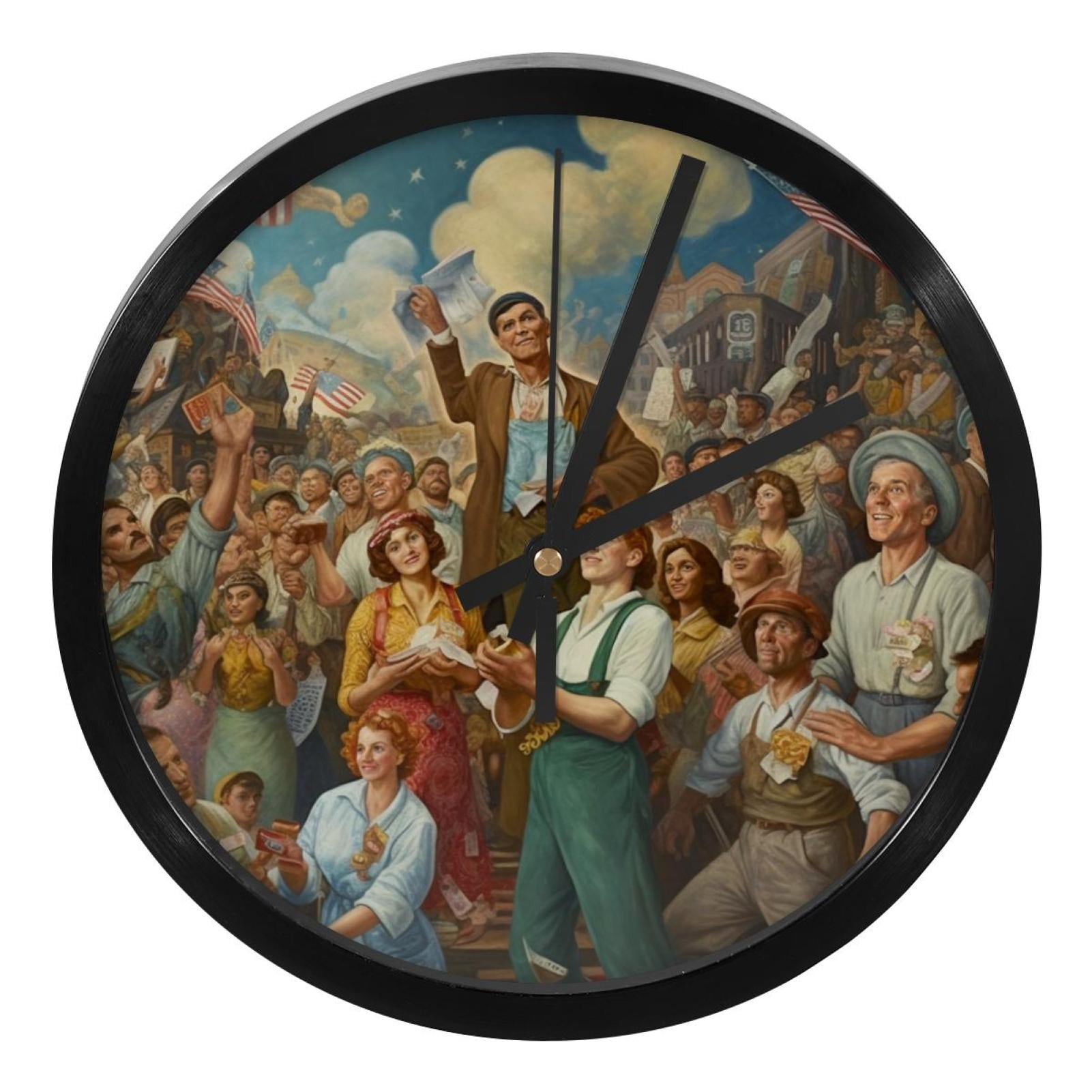 Labour Day Precise Quartz Wall Clock for Offices, Classrooms, and ...
