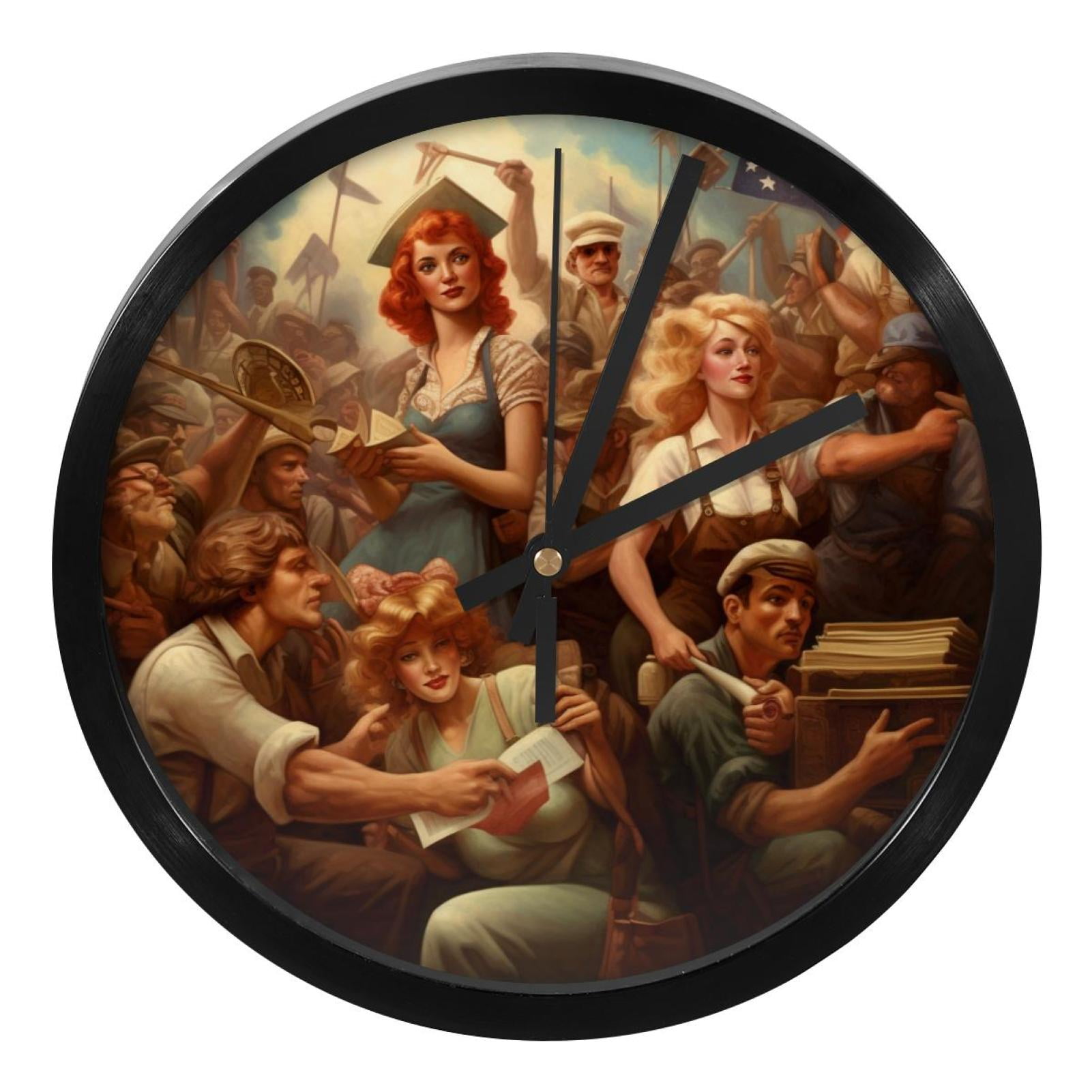 Labour Day Silent Quartz Wall Clock for Mother's Day Decor - Ideal Gift ...