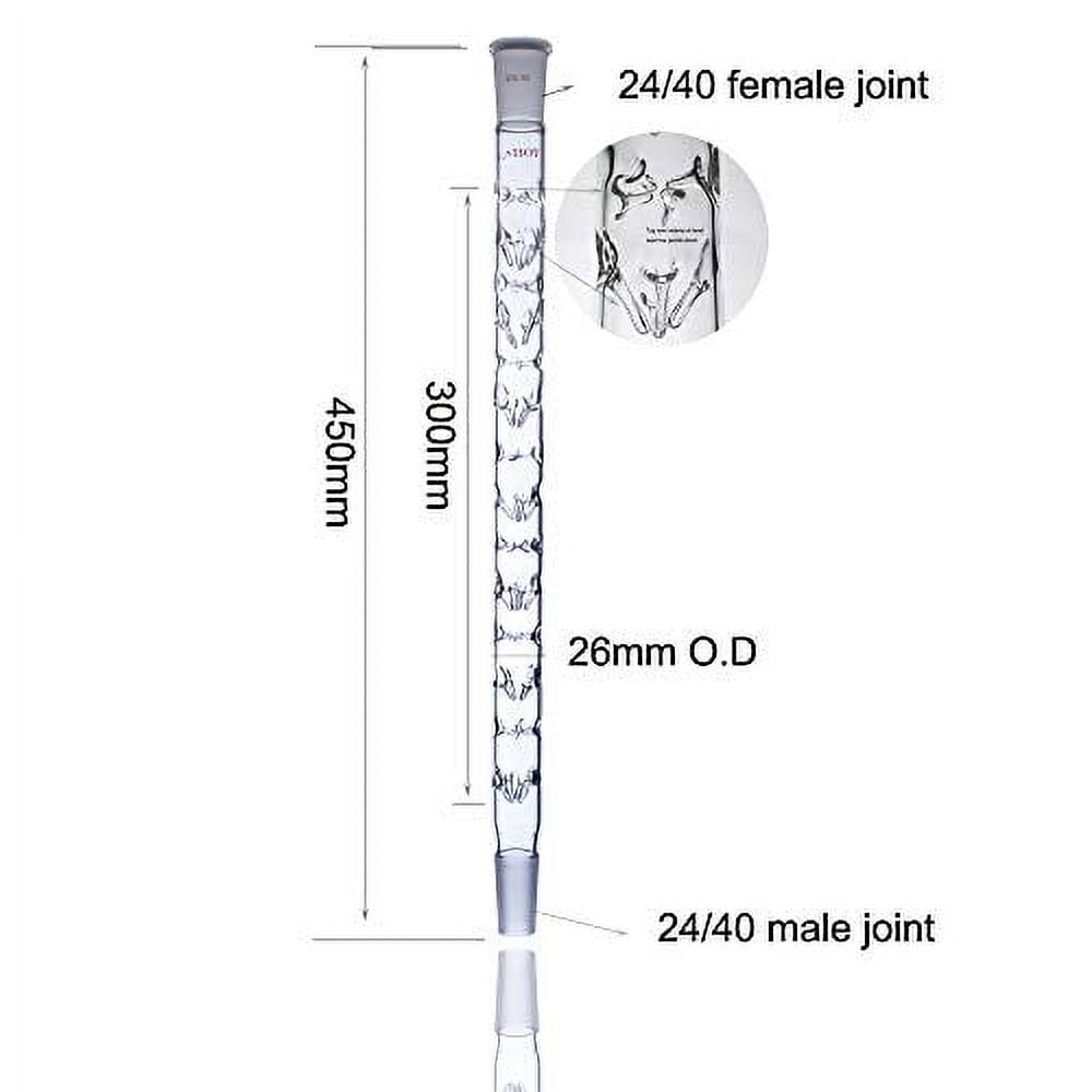 24/40 Joints Distillation Column Laboy Glass Fractional Distillation ...