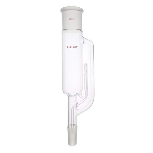 Laboy Glass Soxhlet Extractor Tube 45/50 Top Joint 24/40 Bottom with ...