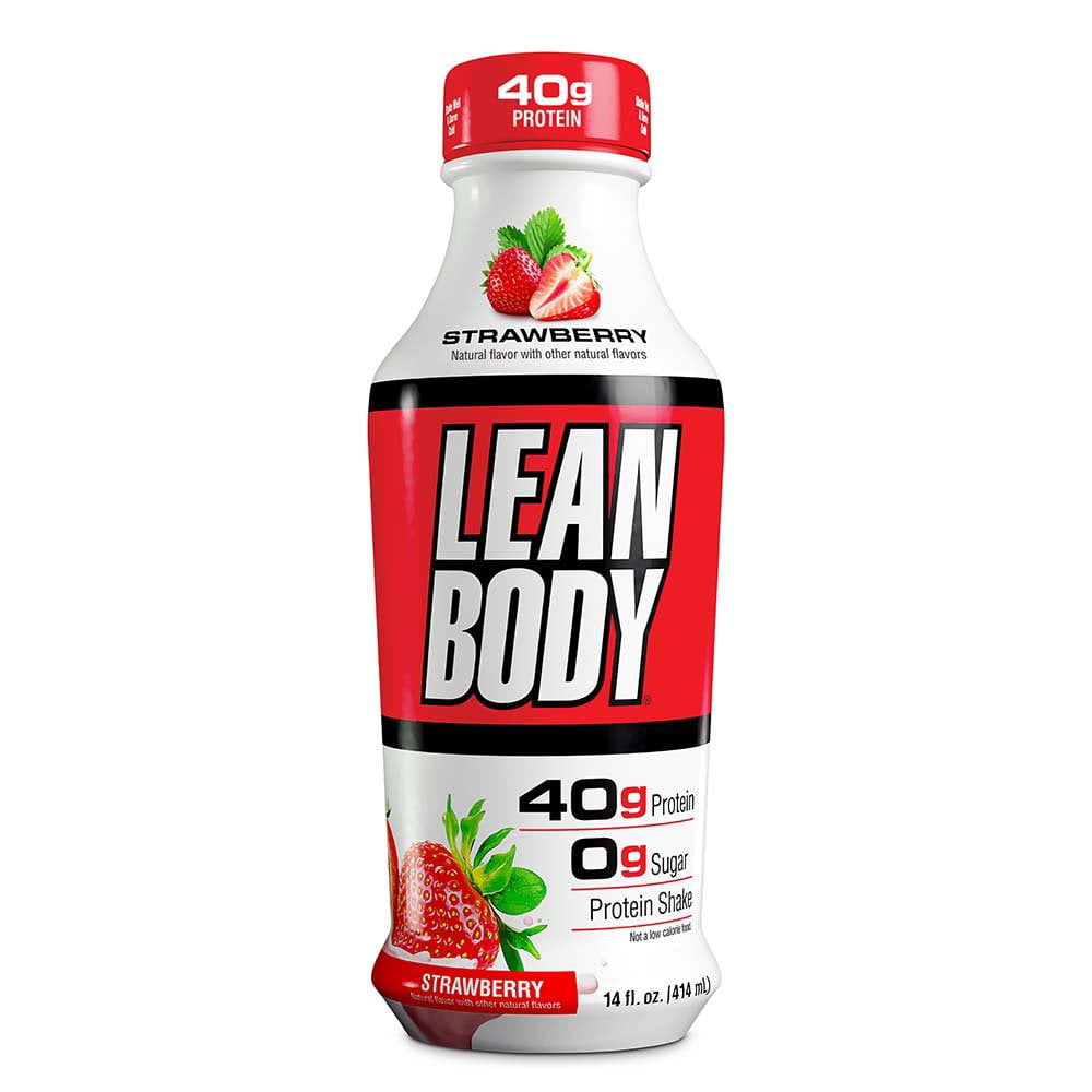 Labrada Lean Body 40g Protein Shake - Strawberry - 14 oz (Packaging May ...