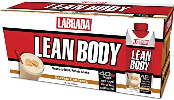 Labrada Lean Body Protein Shake, Salted Caramel, 40g Protein, 17 Fl Oz ...