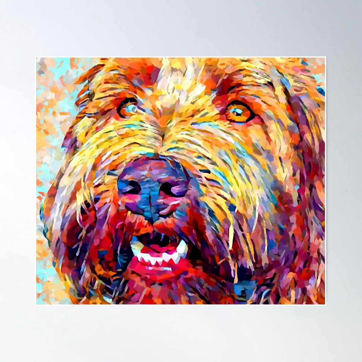 Labradoodle 2 Poster, 16x24 UNFRAMED - Walmart.com